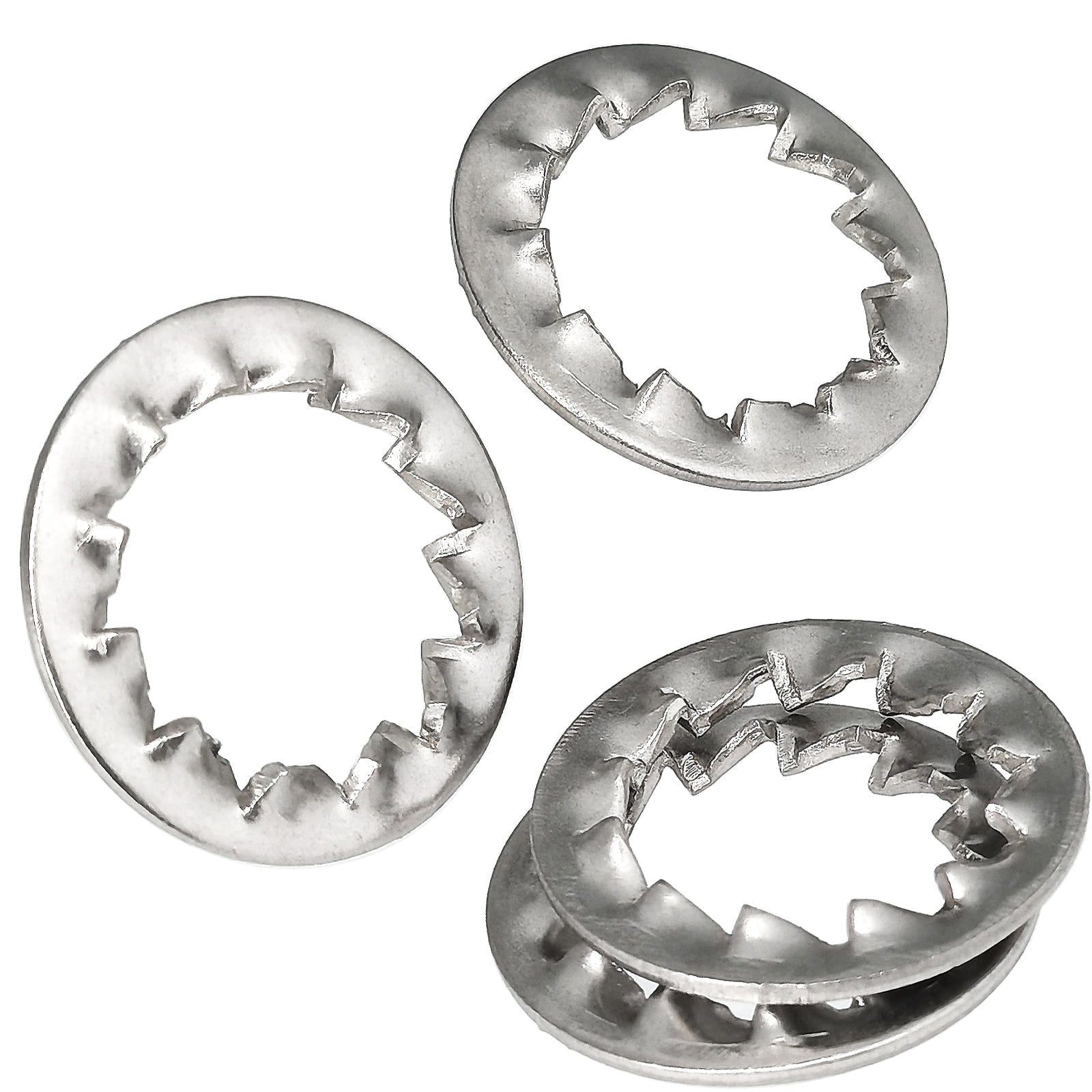 50pcs M12 Internal Tooth Star Washer Gaskets, 304 Stainless Steel ...