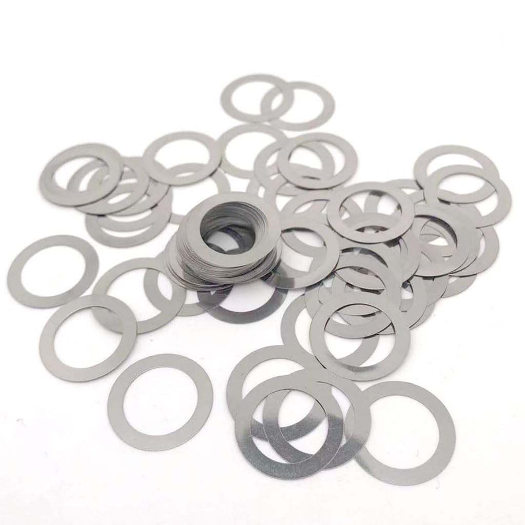 50pcs M3 M4 M5 M6304 Stainless Steel Ultra Thin Flat Washer Ultrathin ...