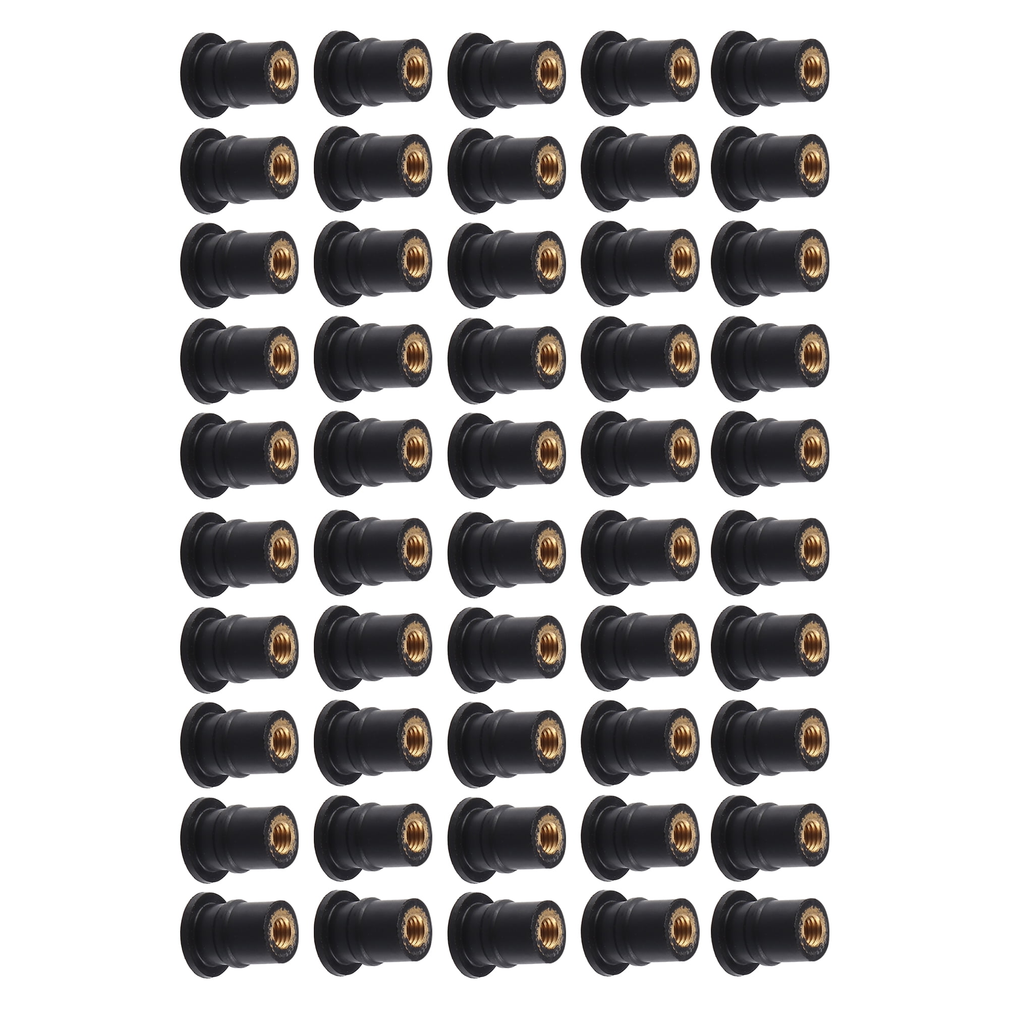 50pcs M5 Convex Well Nuts Fairing Fasteners Windshield Screws ...