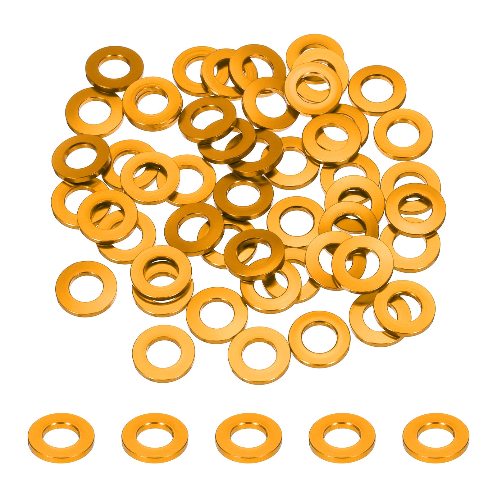 50pcs M8 Flat Washer Aluminum Gasket Anodized Countersunk Washer,Hole ...