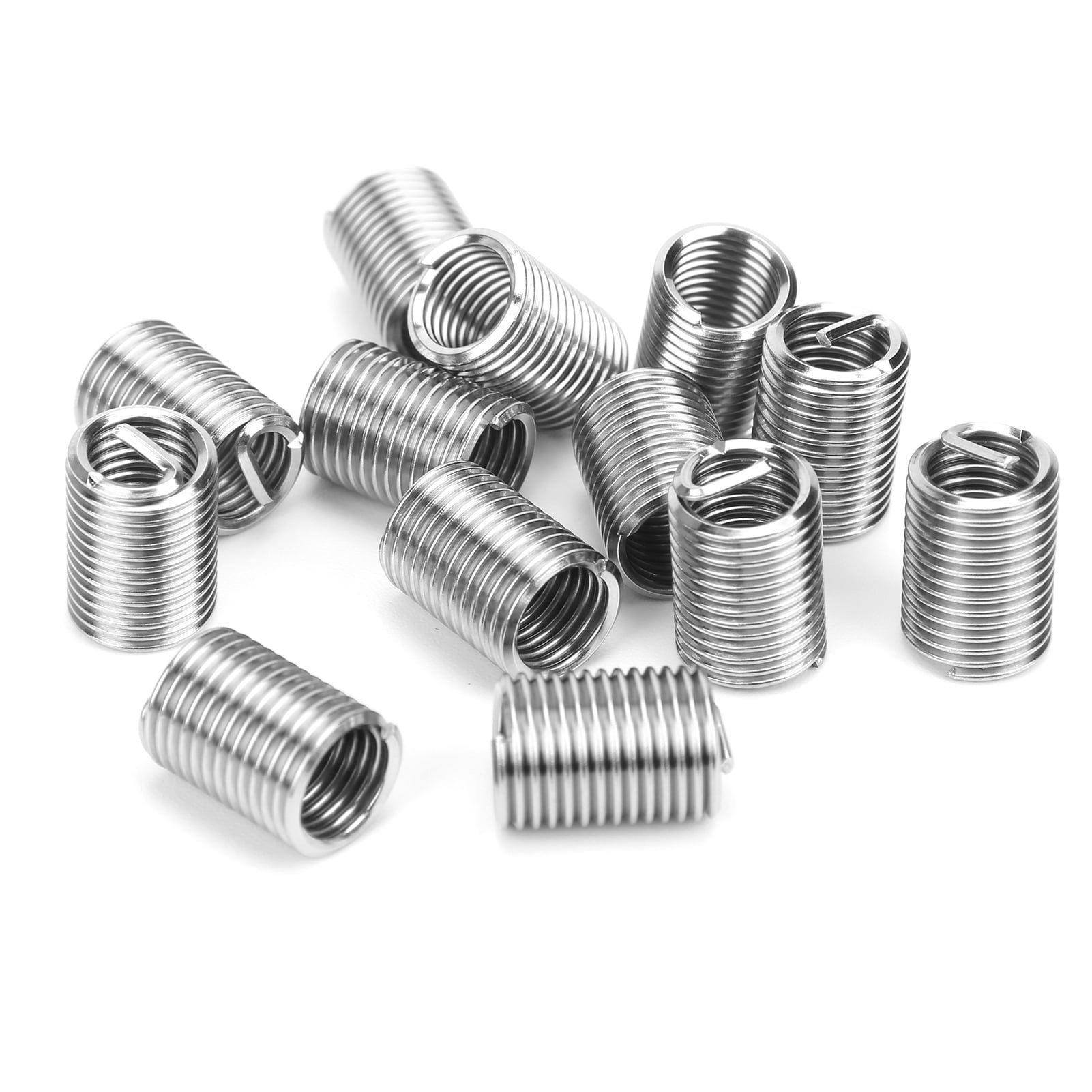 50pcs M8 x 1.25 steel wire threaded inserts to avoid thread damage ...