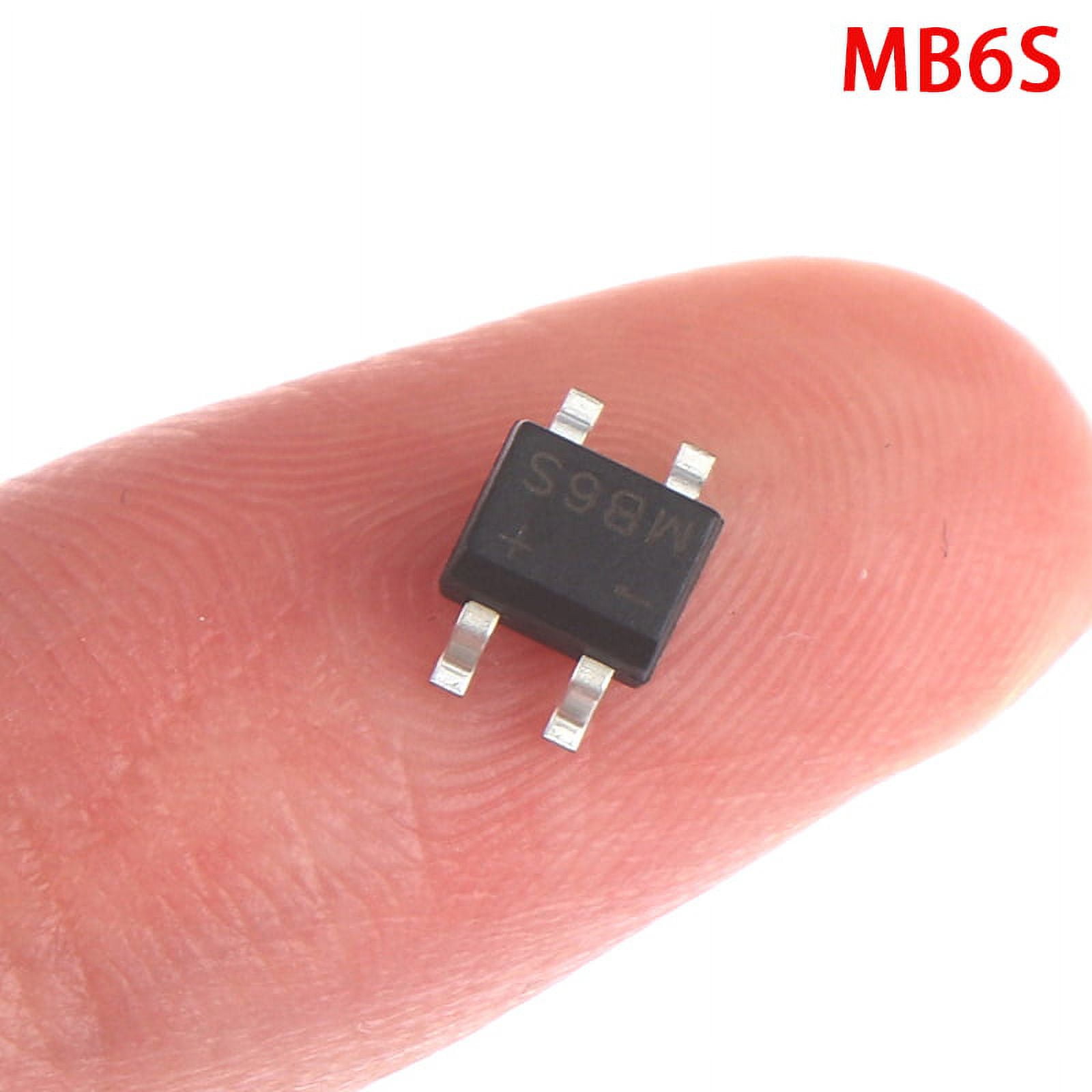 50pcs MB6S 600V 0.5A SOP-4 Rectifier Diode Bridge Patch Bridge Stack ...