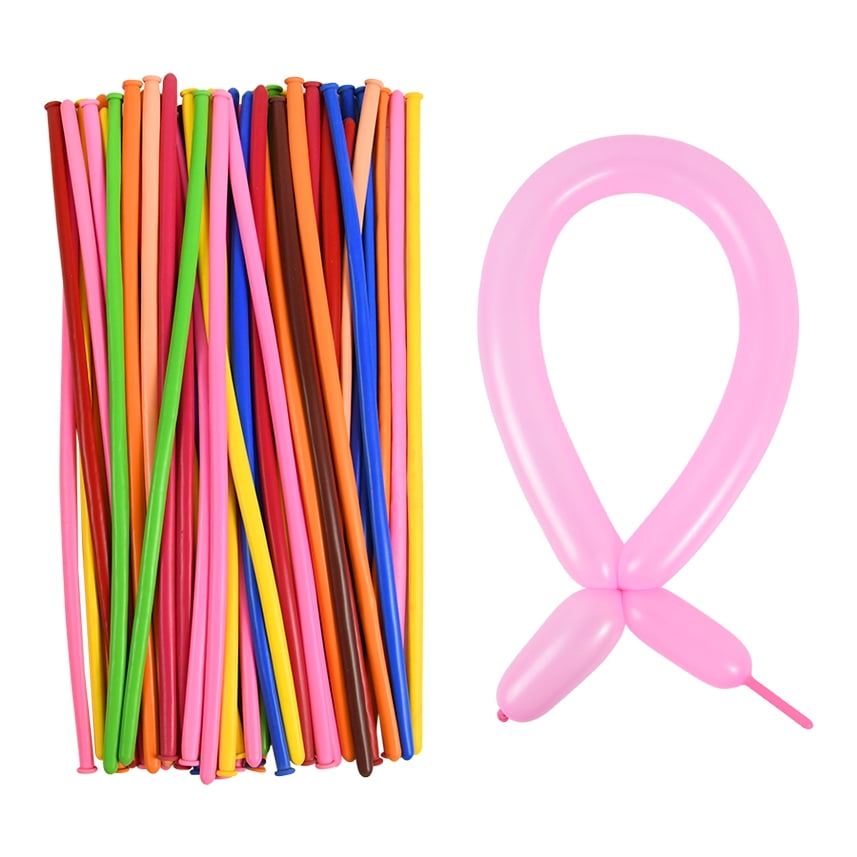 50pcs Magic Thickened Long Strip Balloon Twist Latex Balloons Shape ...