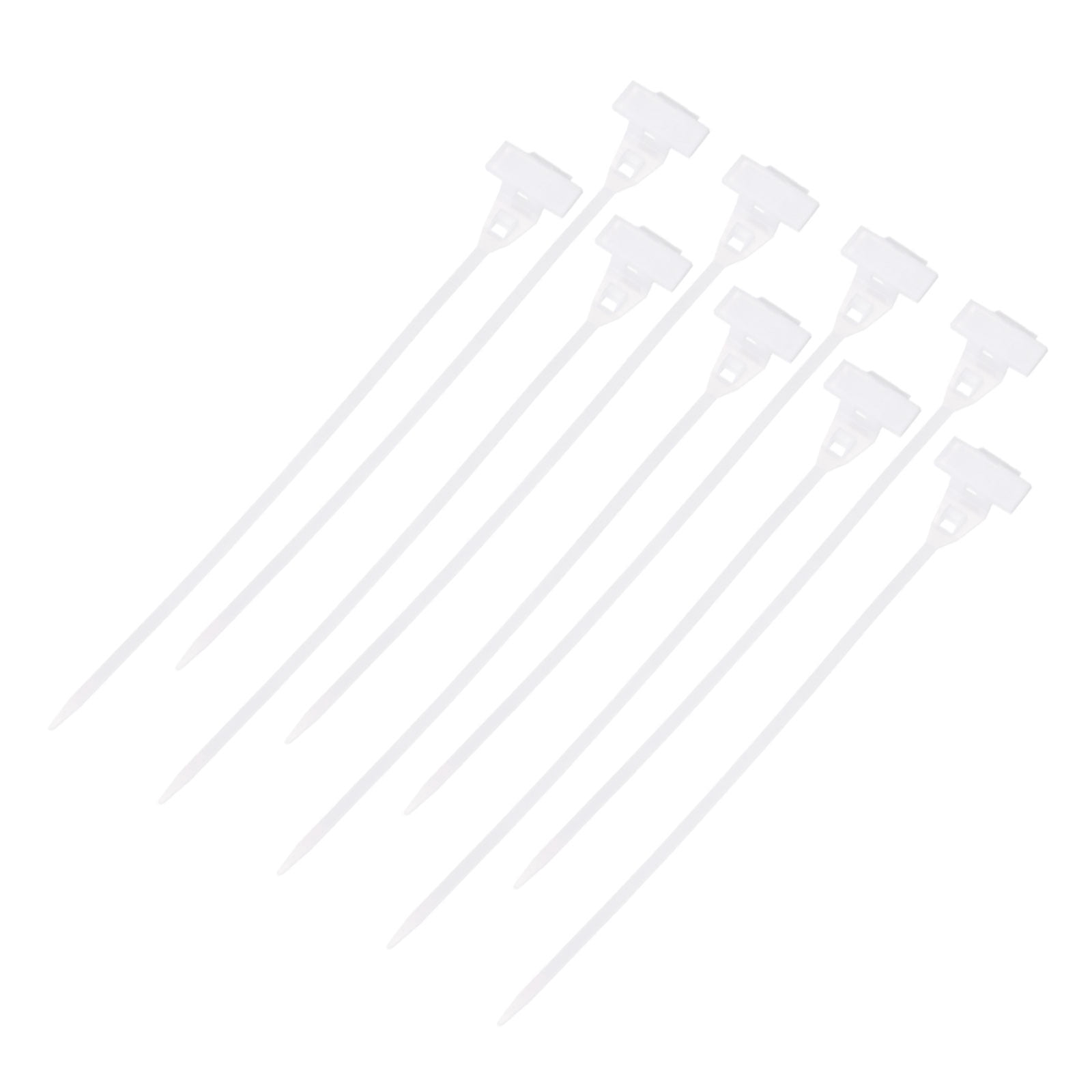 50pcs Marker Cable Zip Ties, 10 Inch Self-Locking Labels Zip Tie Wraps ...