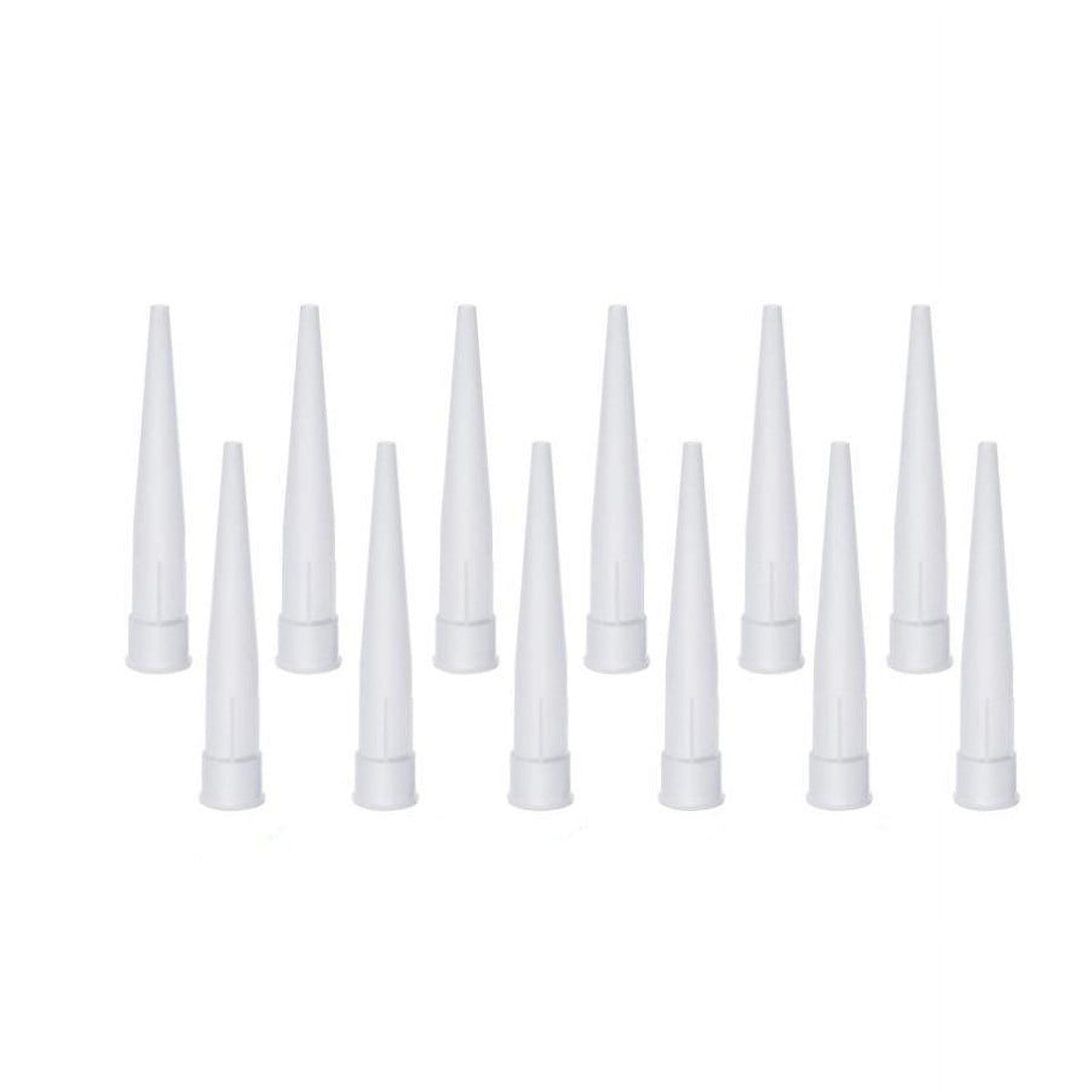 50pcs Mastic / Silicone Sealant Spare Nozzles Plastic Caulking Gun ...