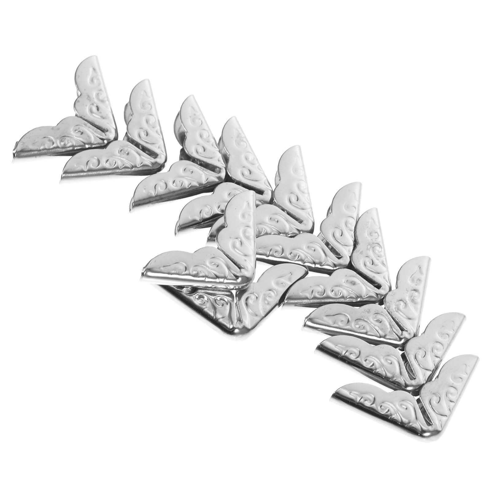 50pcs Metal Book Corners Book Corners Protectors Album Vintage Corner ...