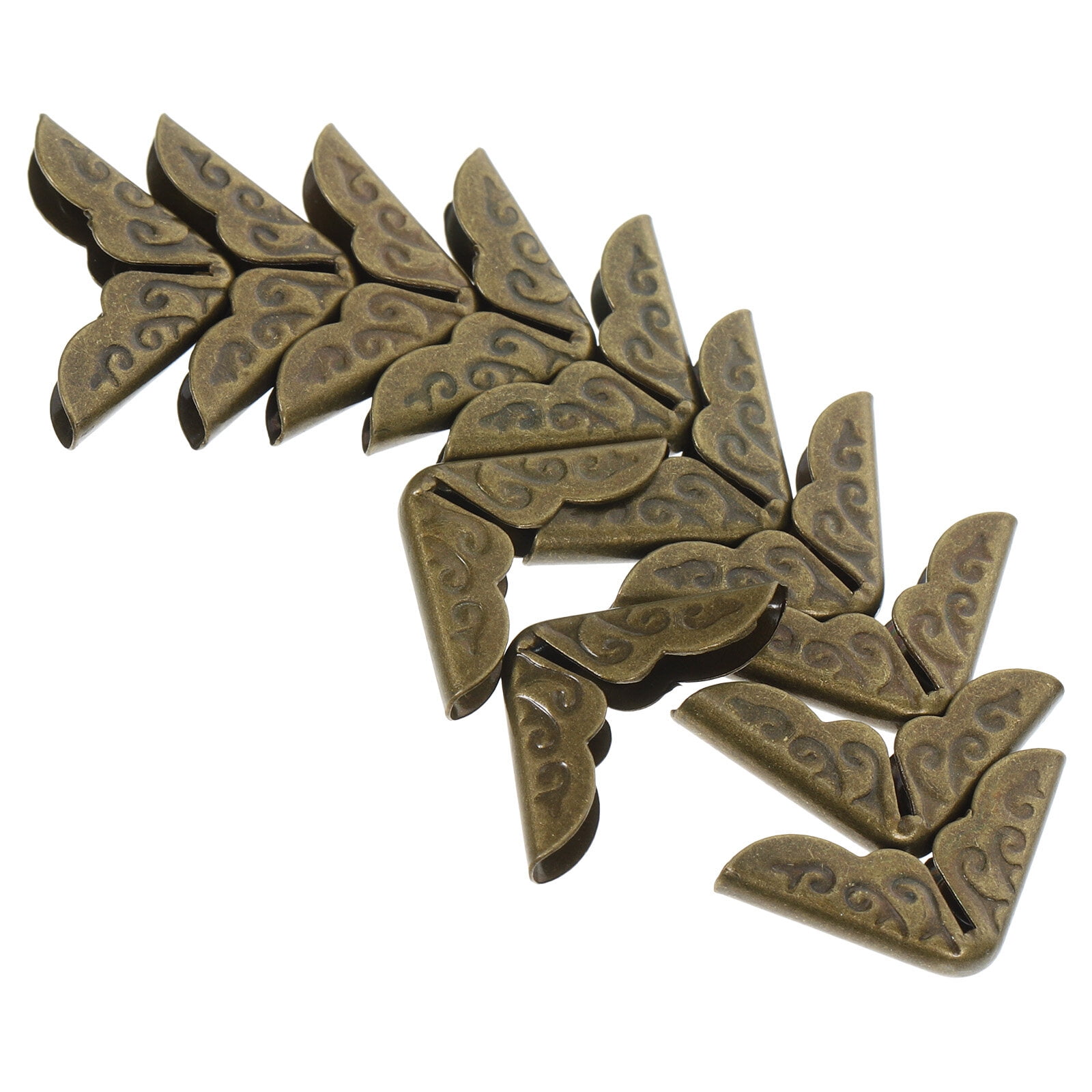 50pcs Metal Book Corners Book Corners Protectors Album Vintage Corner ...