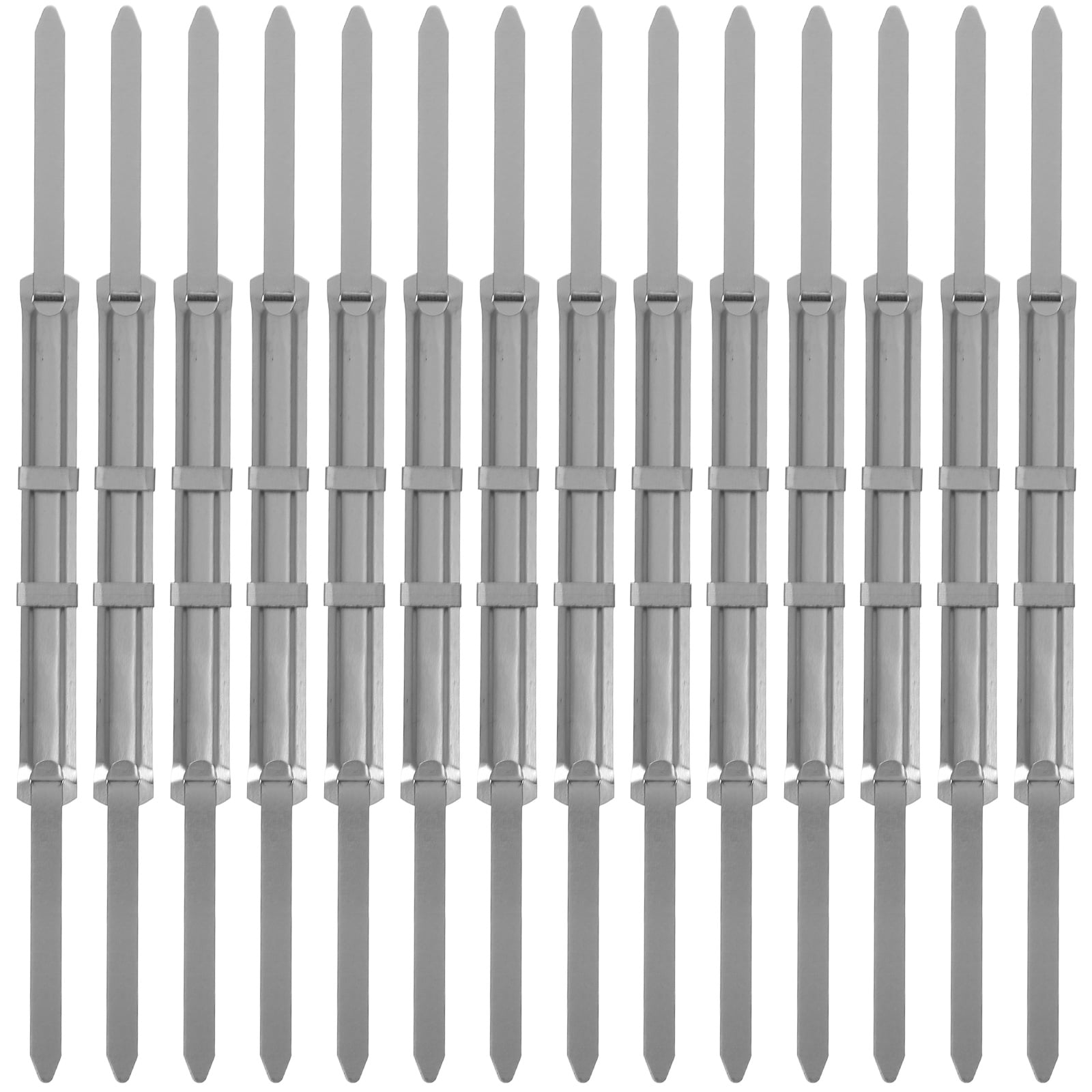 50pcs Metal Prong Paper Fastener Heavy Duty Hole Punch Compressor File ...