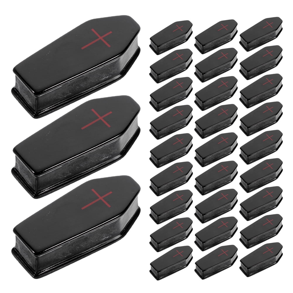 50pcs Mini Coffin Models, Coffin Casket Box Prop Resin Minature Decor ...