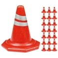 Worgeous 50pcs Mini Traffic Cones Tiny Safety Roadblocks Simulation ...
