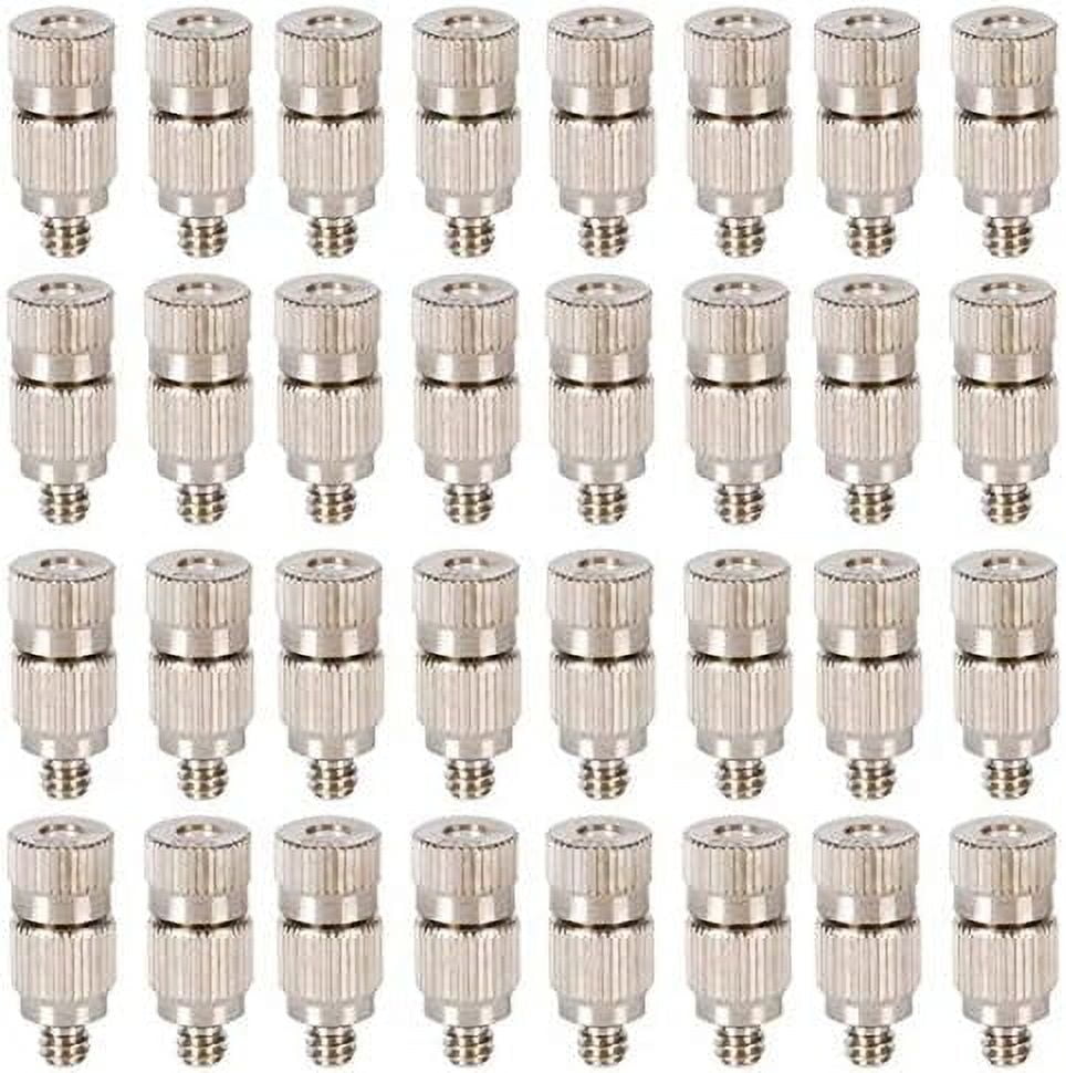50pcs Misting Nozzle Kit for Cooling System Stainless Steel Mister ...