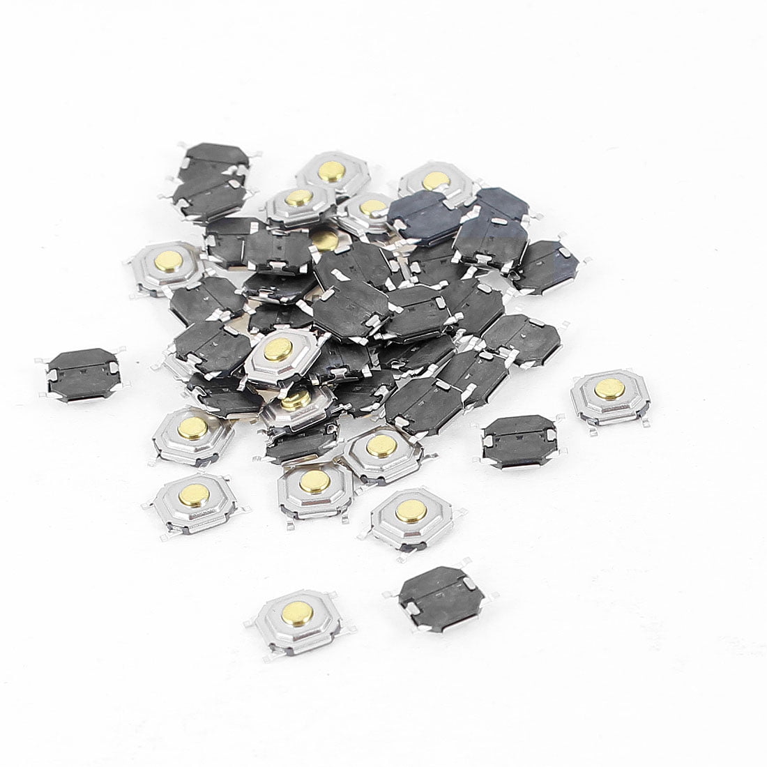 50pcs Momentary Push Button 4 Pin Tactile Tact Switch Microswitch ...