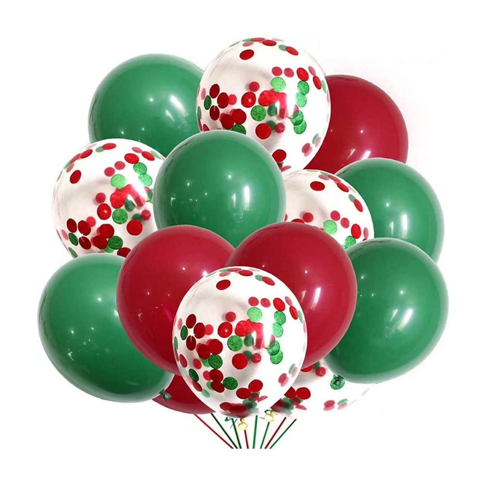 50pcs Multi-color Balloons Set Christmas Balloons Decoration Holiday ...