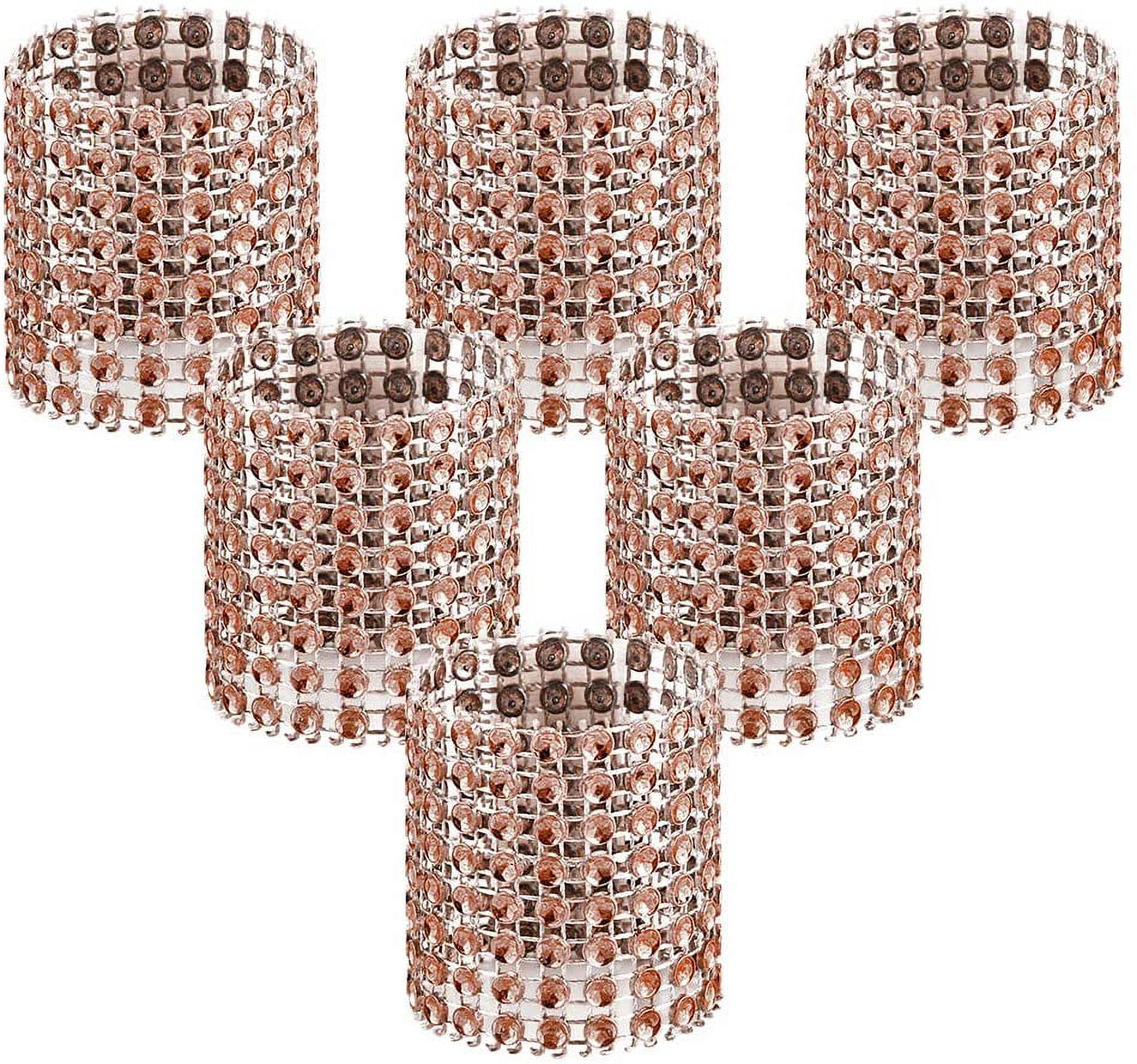 50pcs Napkin Rings, Champagne Napkin Rings Buckles for Table ...