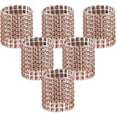 50pcs Napkin Rings, Champagne Napkin Rings Buckles for Table ...