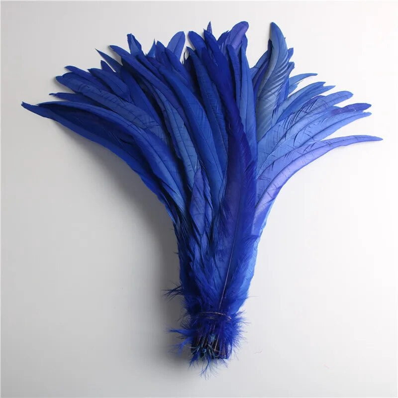 50pcs Natural Chick Tail Feathers 25-40cm / 10-16inch Clothing ...
