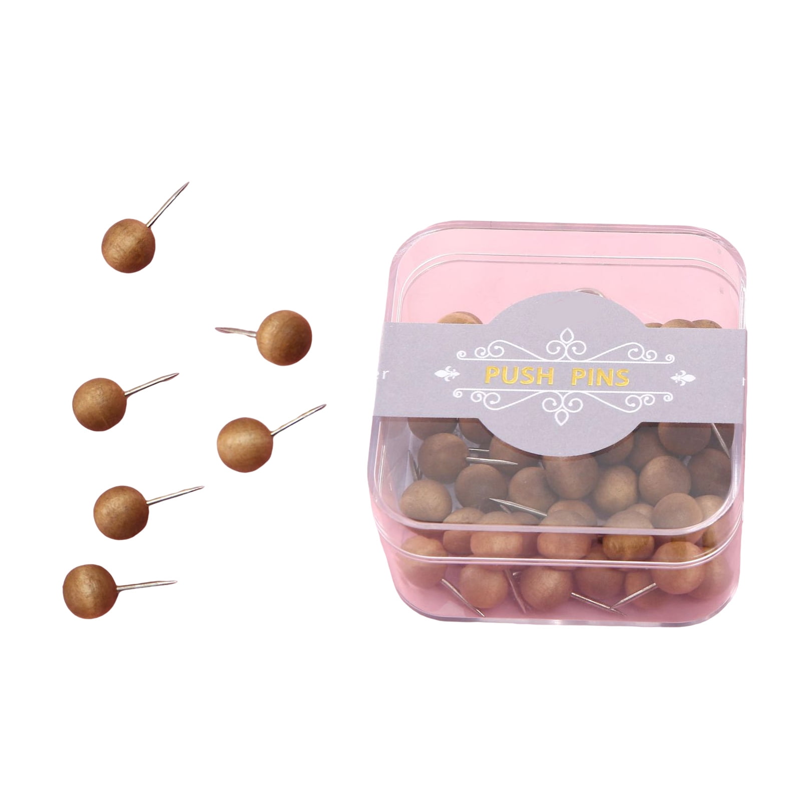 50pcs Notice Board Pins Pushpin Photo Display Push Pins set designs for ...