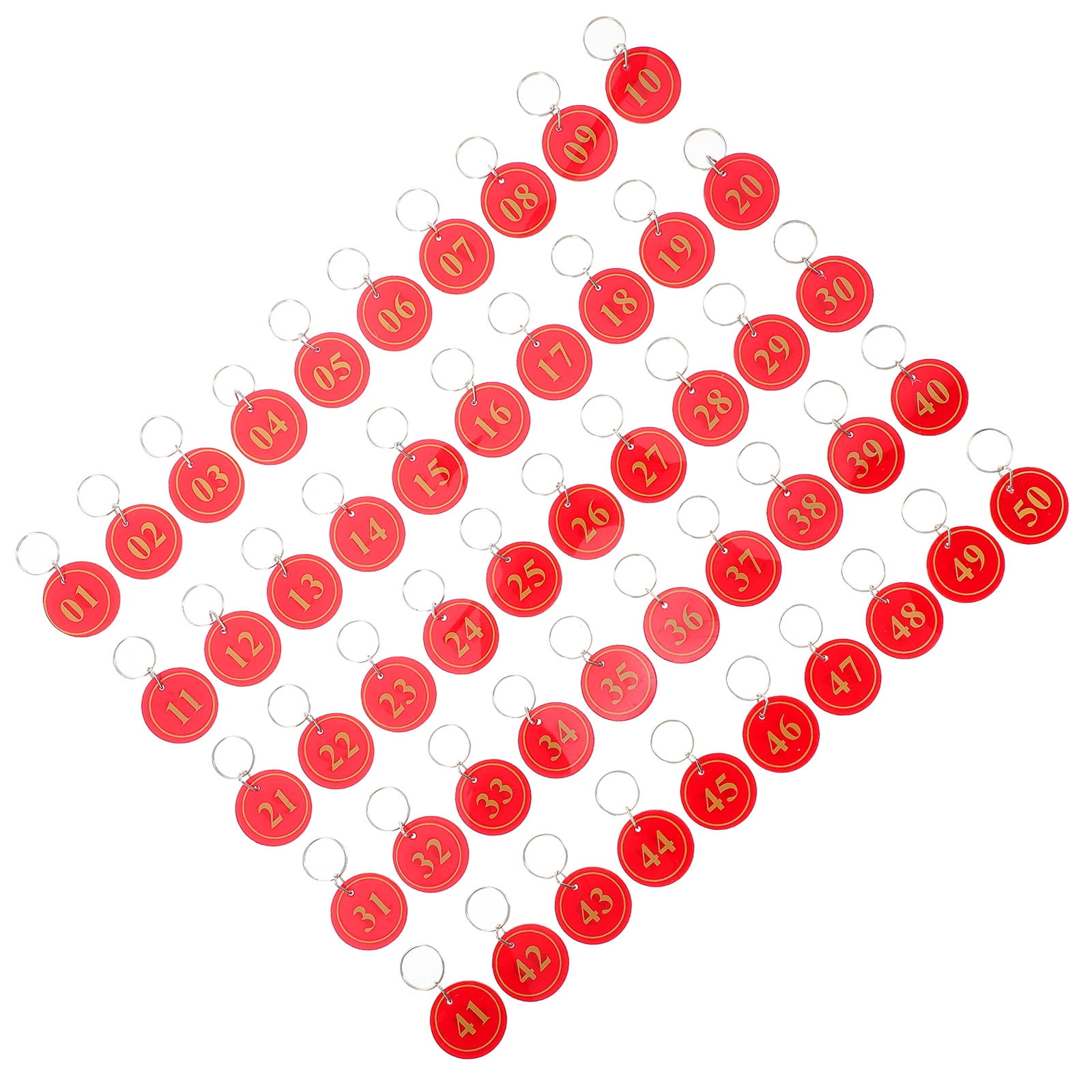 50pcs Numbered Hand Plates Numbered Spa Hand Tags Numbered Bathhouse ...