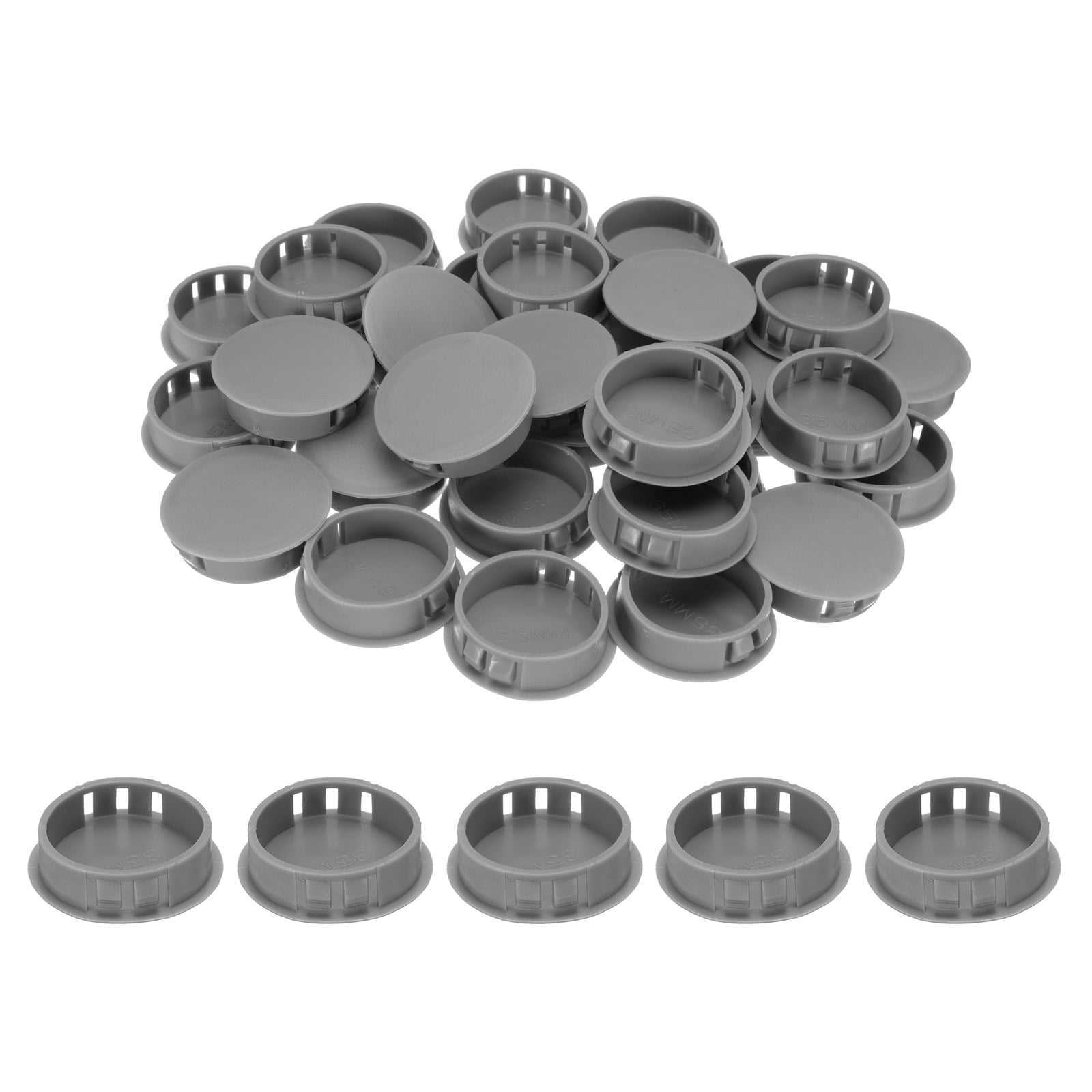 50pcs Nylon Plastic Hole Plugs, 1-2/5"(35mm) Round Drill Screw Hole ...