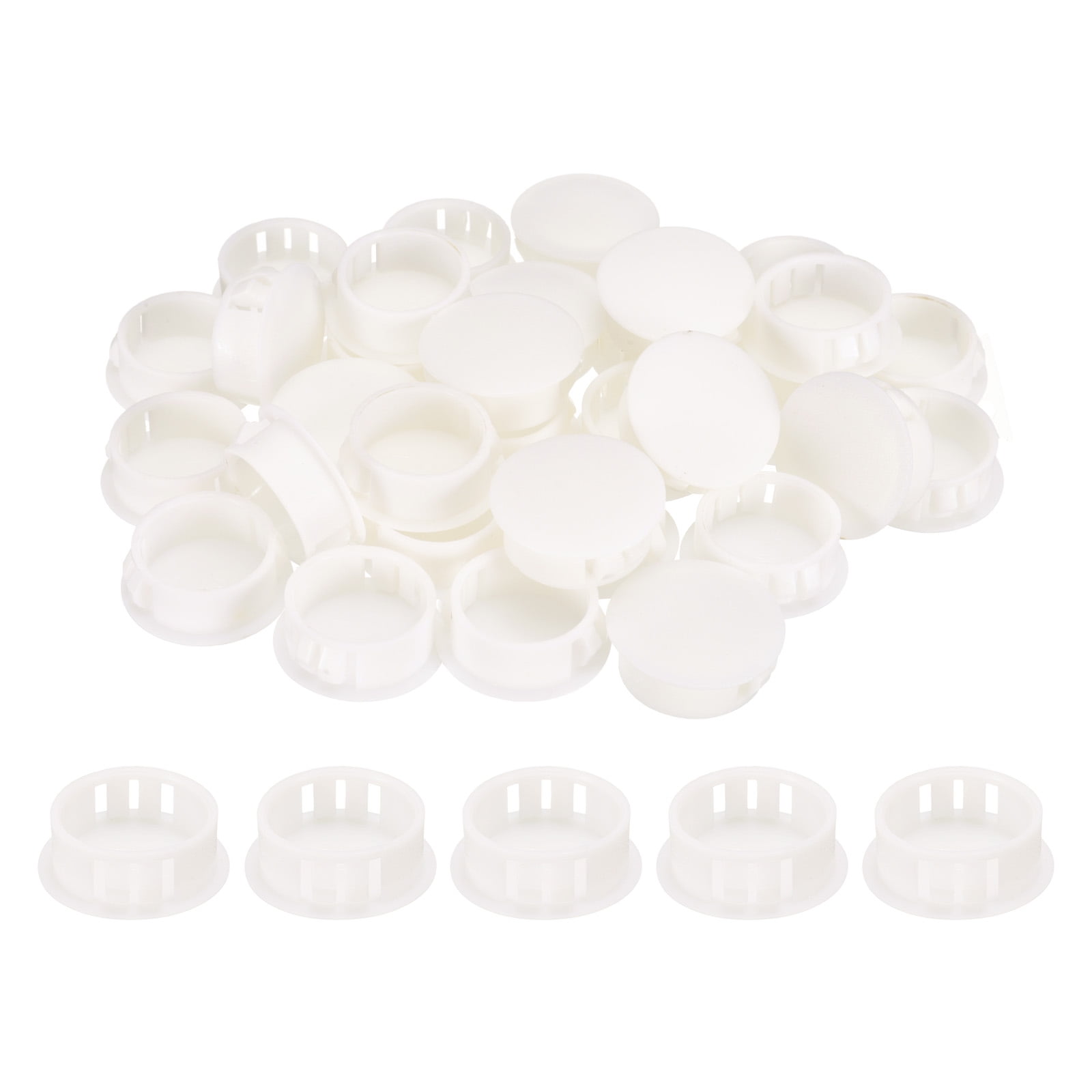 50pcs Nylon Plastic Hole Plugs, 1"(25mm) Round Drill Screw Hole Plugs ...