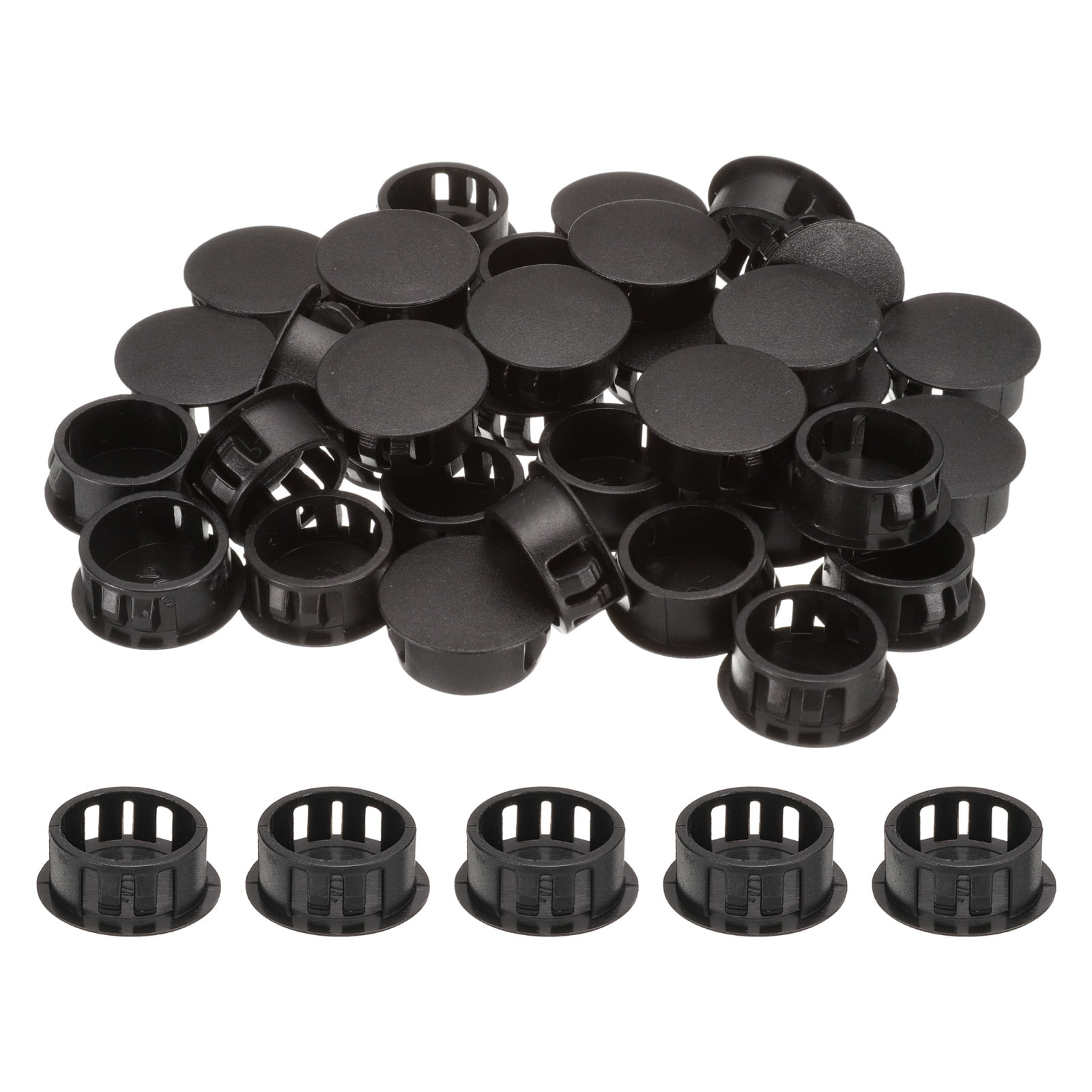 50pcs Nylon Plastic Hole Plugs, 4/5"(20mm) Round Drill Screw Hole Plugs ...