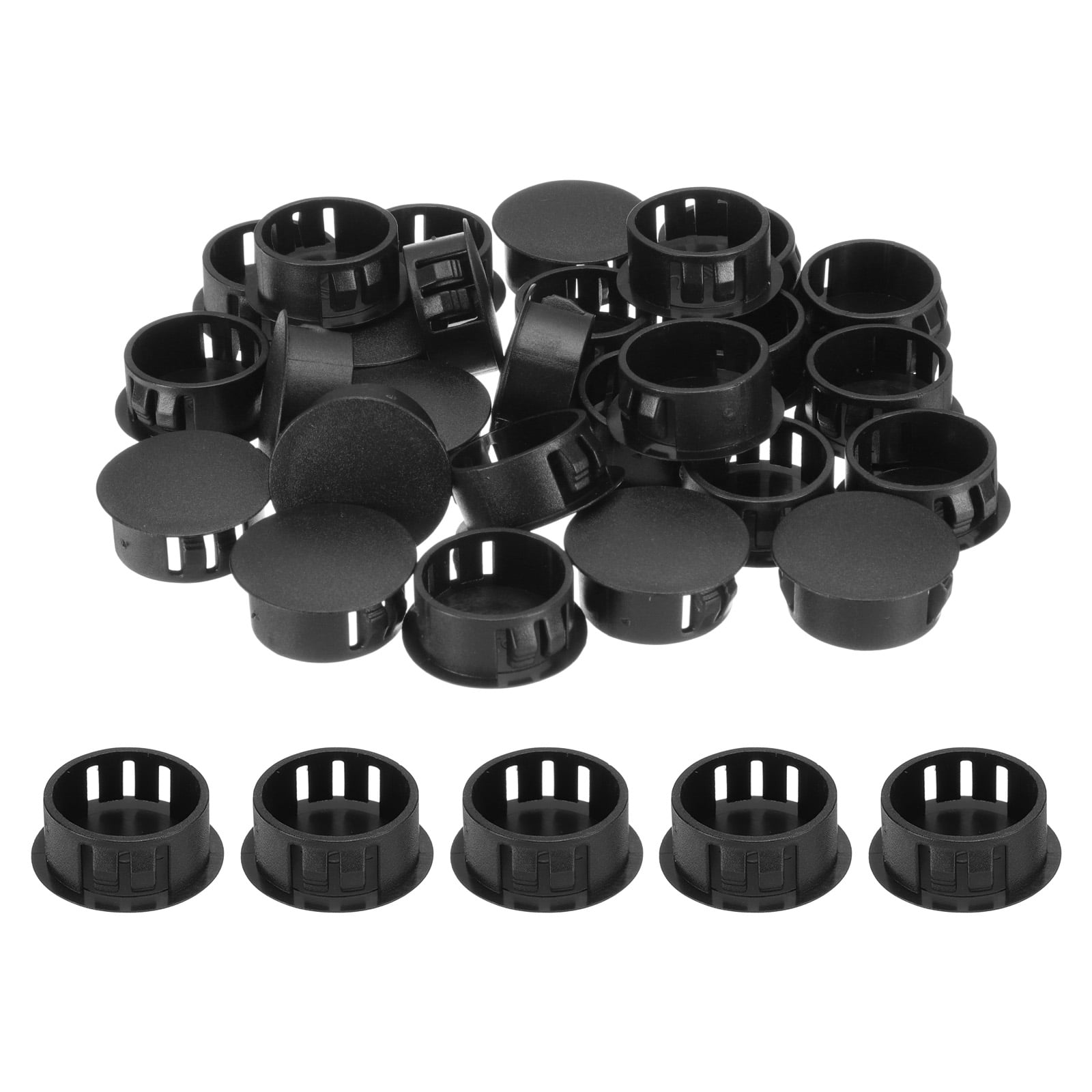 50pcs Nylon Plastic Hole Plugs, 8/9"(22mm) Round Drill Screw Hole Plugs ...