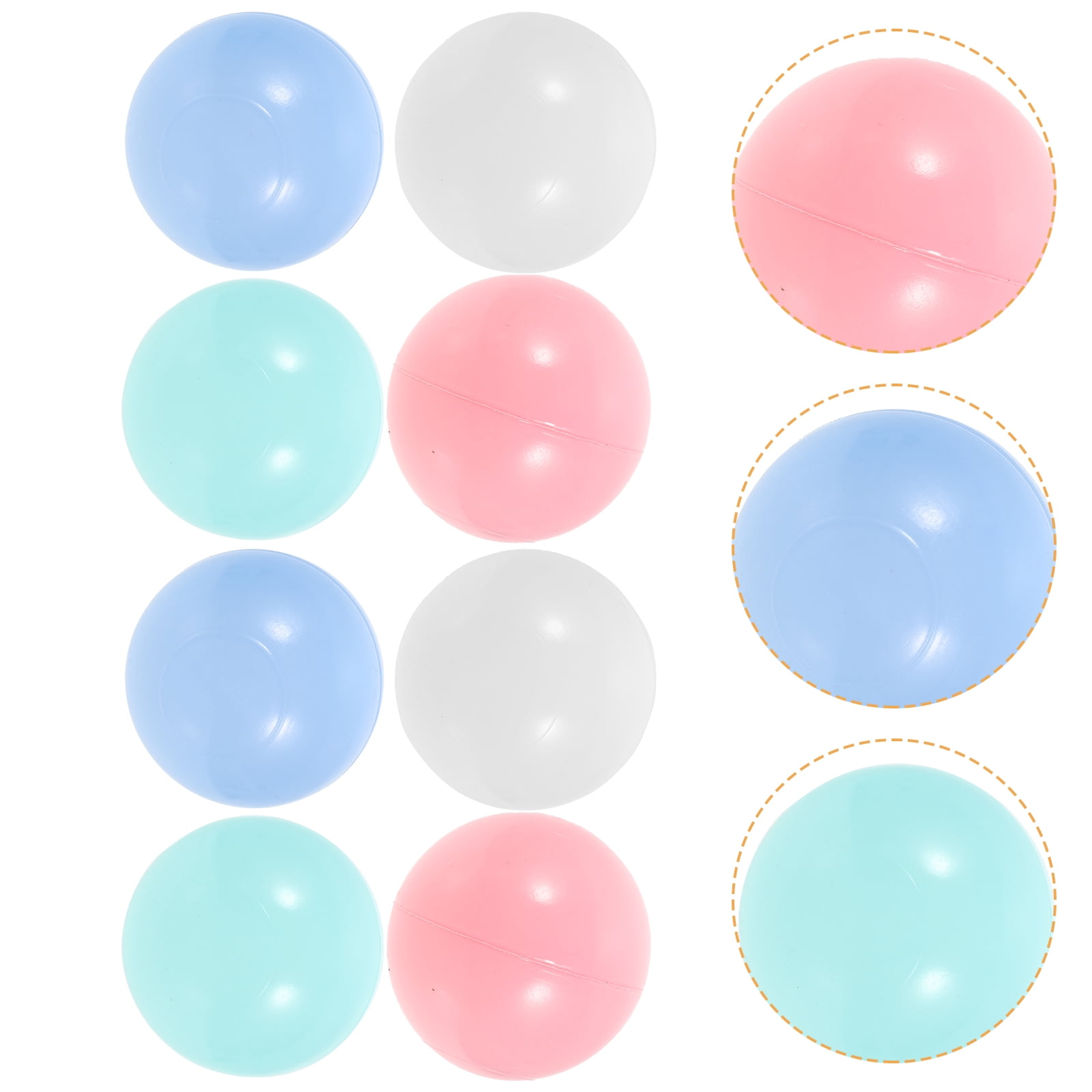 50pcs Ocean Ball Educational Plaything Playhouse Ocean Ball (Random ...