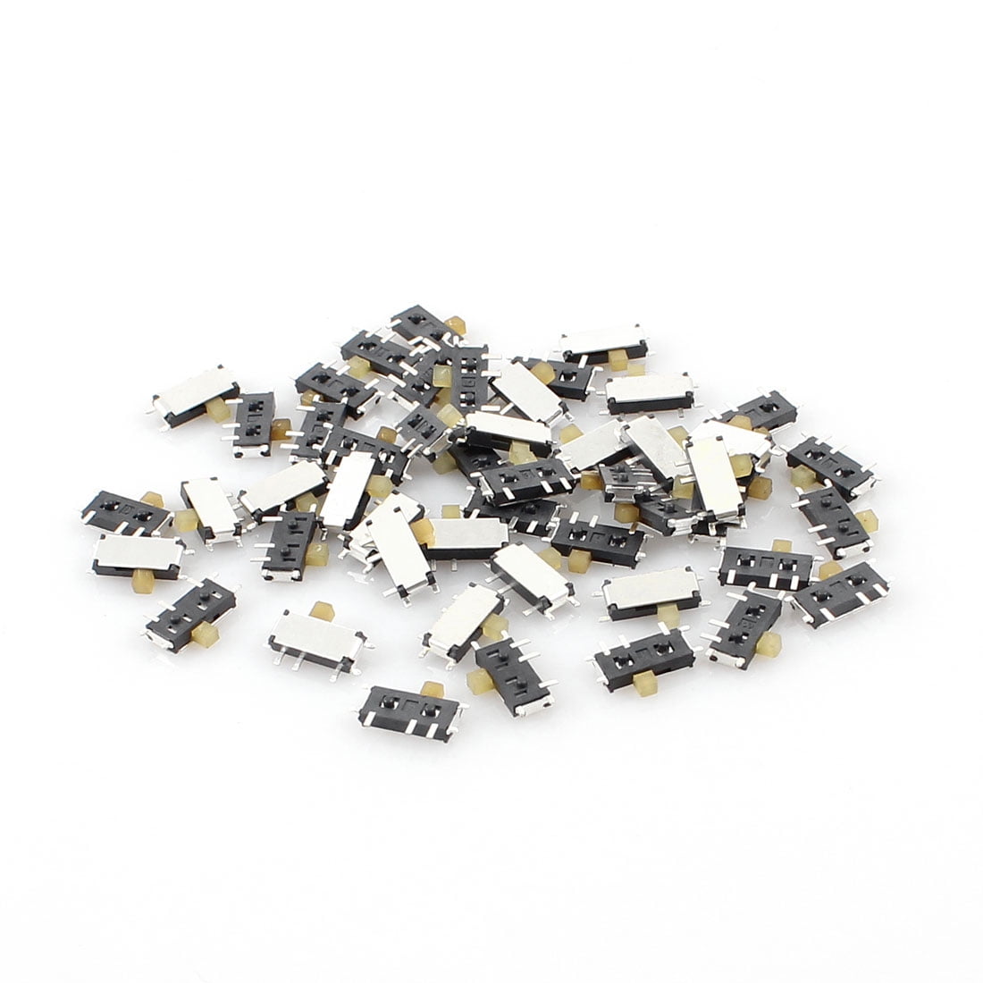 50pcs On/Off 2 Position SPDT Horizontal Miniature SMT Slide Switch ...