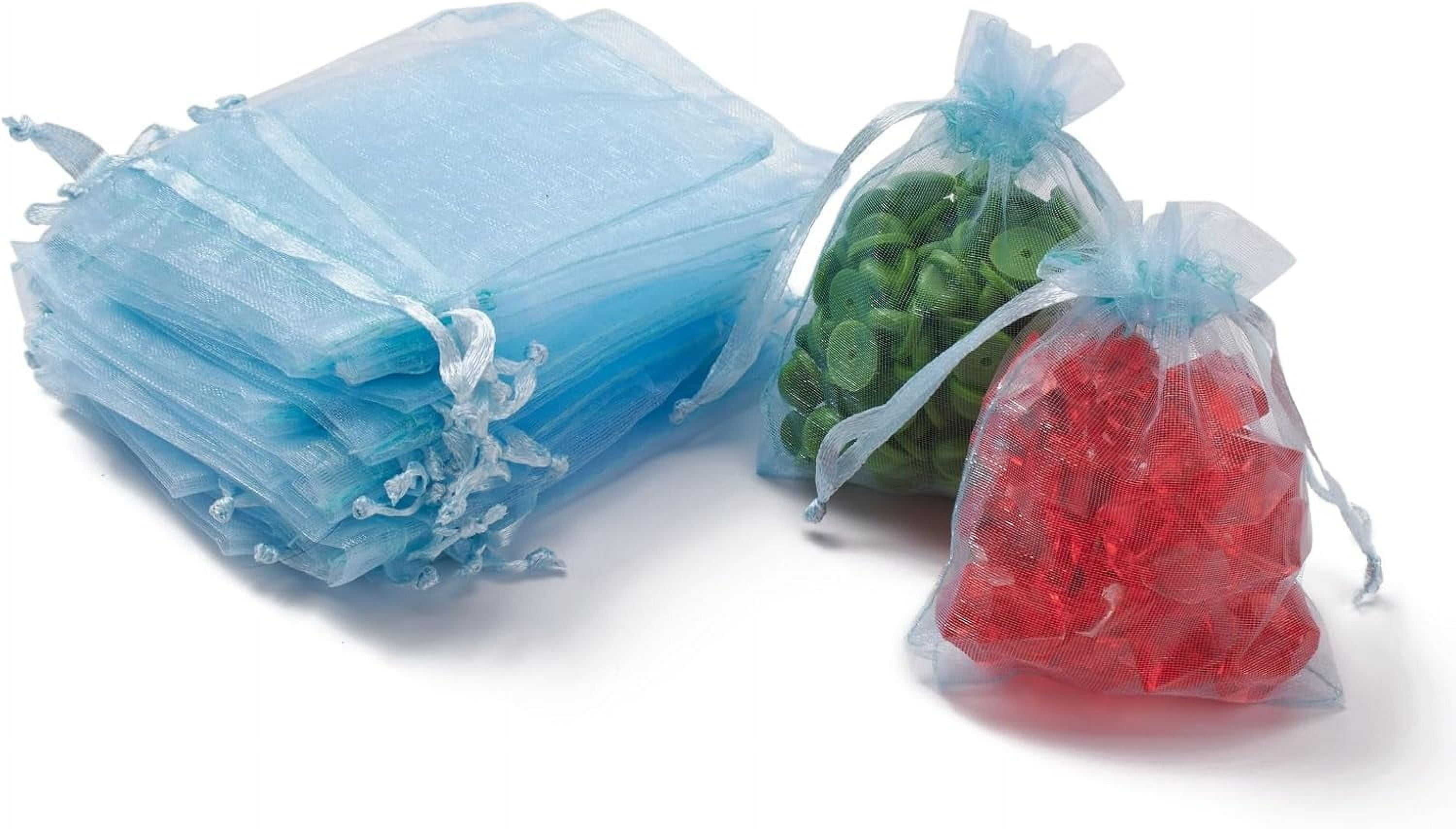 50pcs Organza Gift Bags with Drawstring Wedding Party Christmas Favor ...