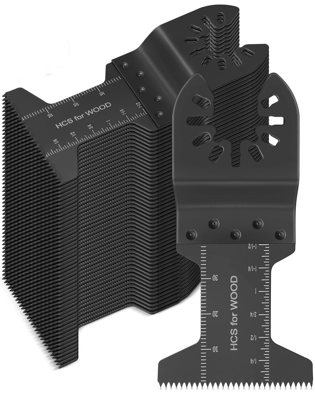 50pcs Oscillating Saw Blades, 2023 Upgrade Efficient Oscillating Tool Blades, Long Lifetime ...