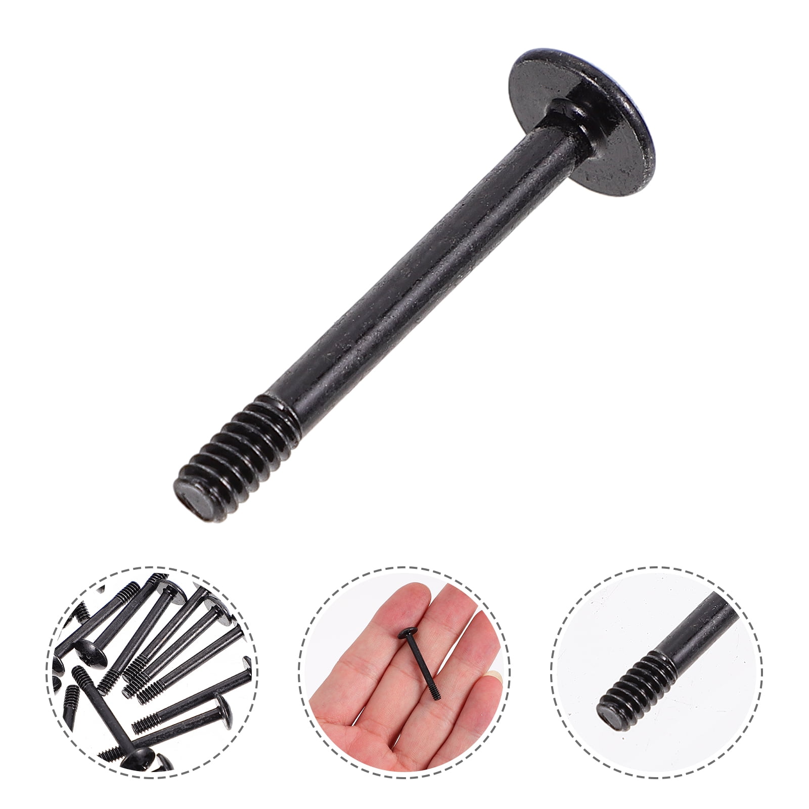 50pcs PC Case Cooling Cooler Fan Mount Screws Round Long Screws ...