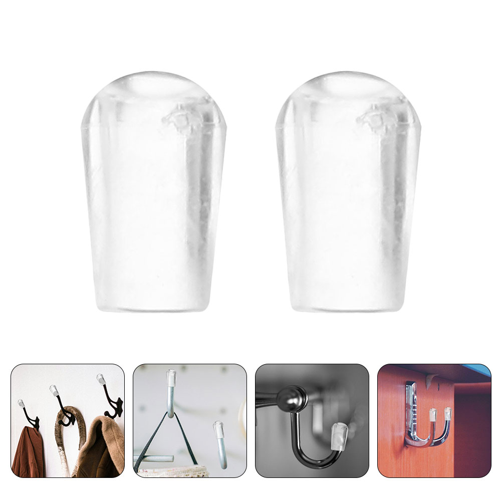 50pcs PVC Rubber End Caps for Wire Hangers Metal Tubing Tip Covers ...