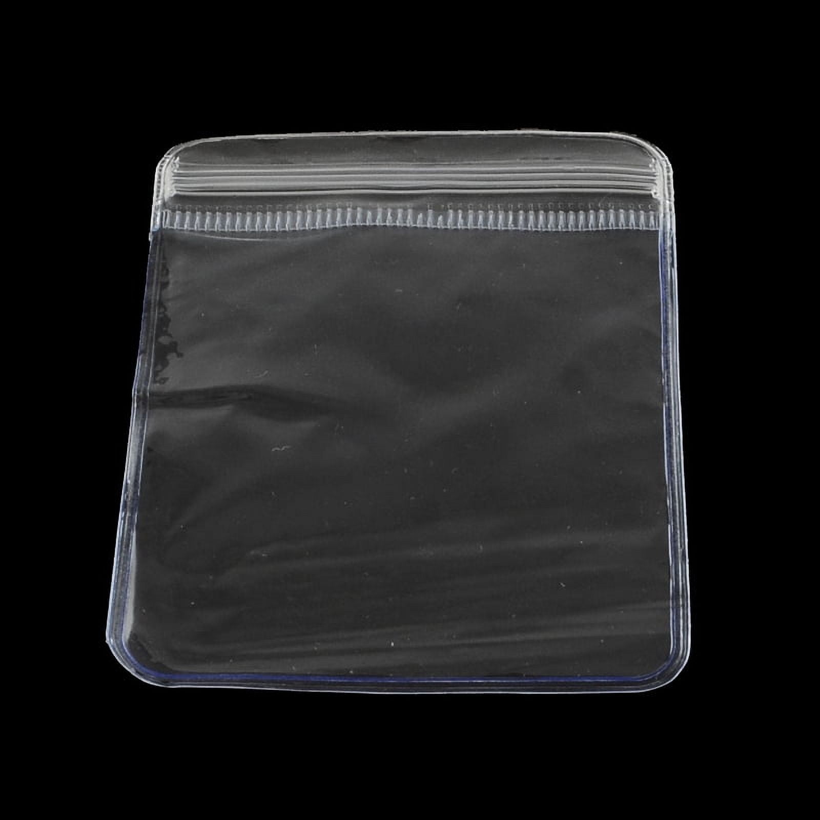 50pcs PVC Zip Lock Bags Resealable Bags Self Seal bag Rectangle Clear ...