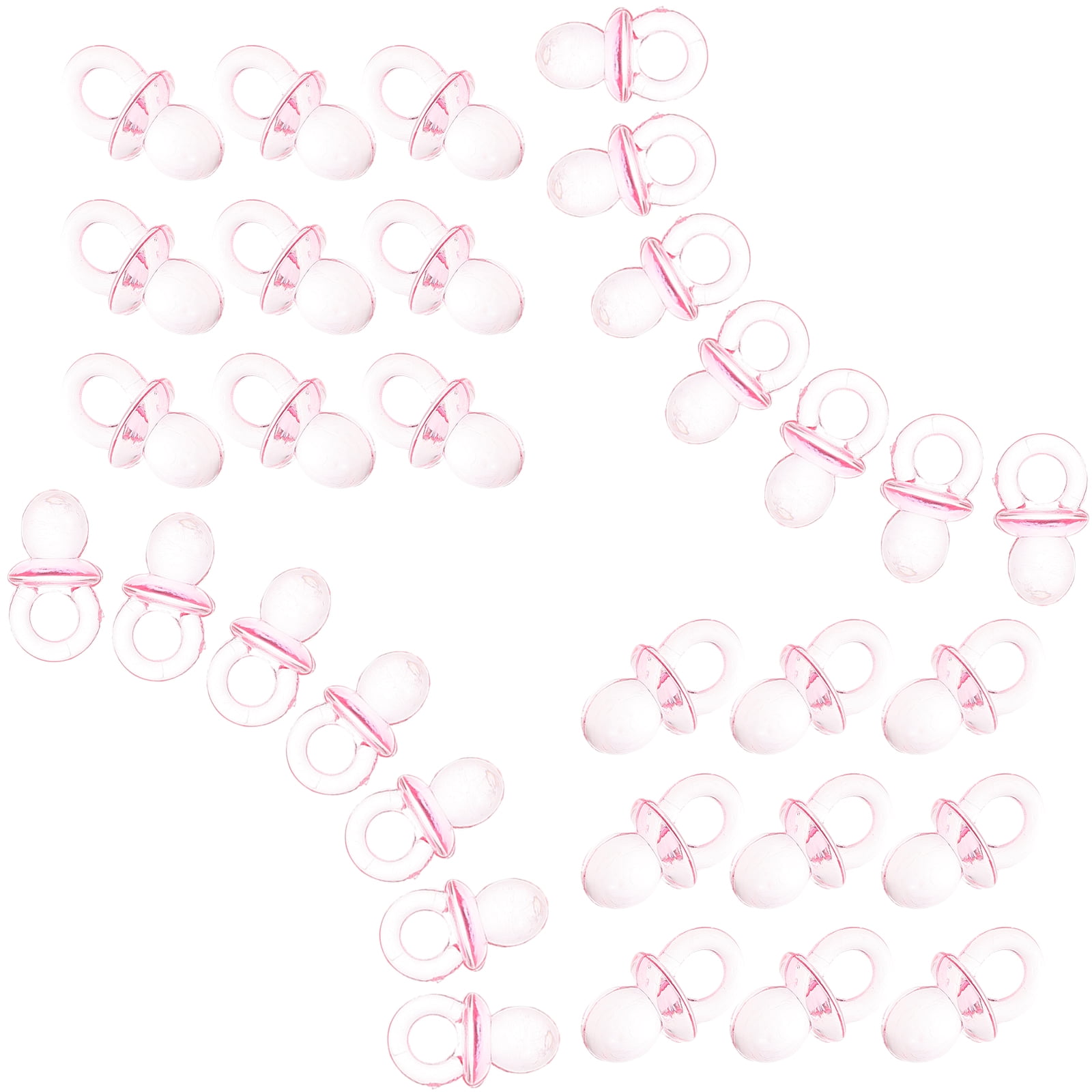 50pcs Pacifier Baby Shower Game Plastic Pacifiers Boy Baby Shower ...