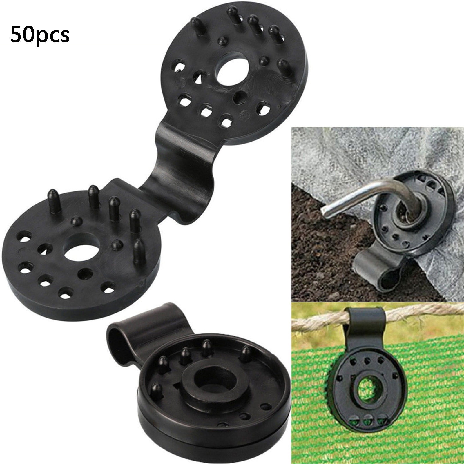50pcs-Pack Sails Screen Tarp Hang Clip Instant Grommet Garden Tools ...
