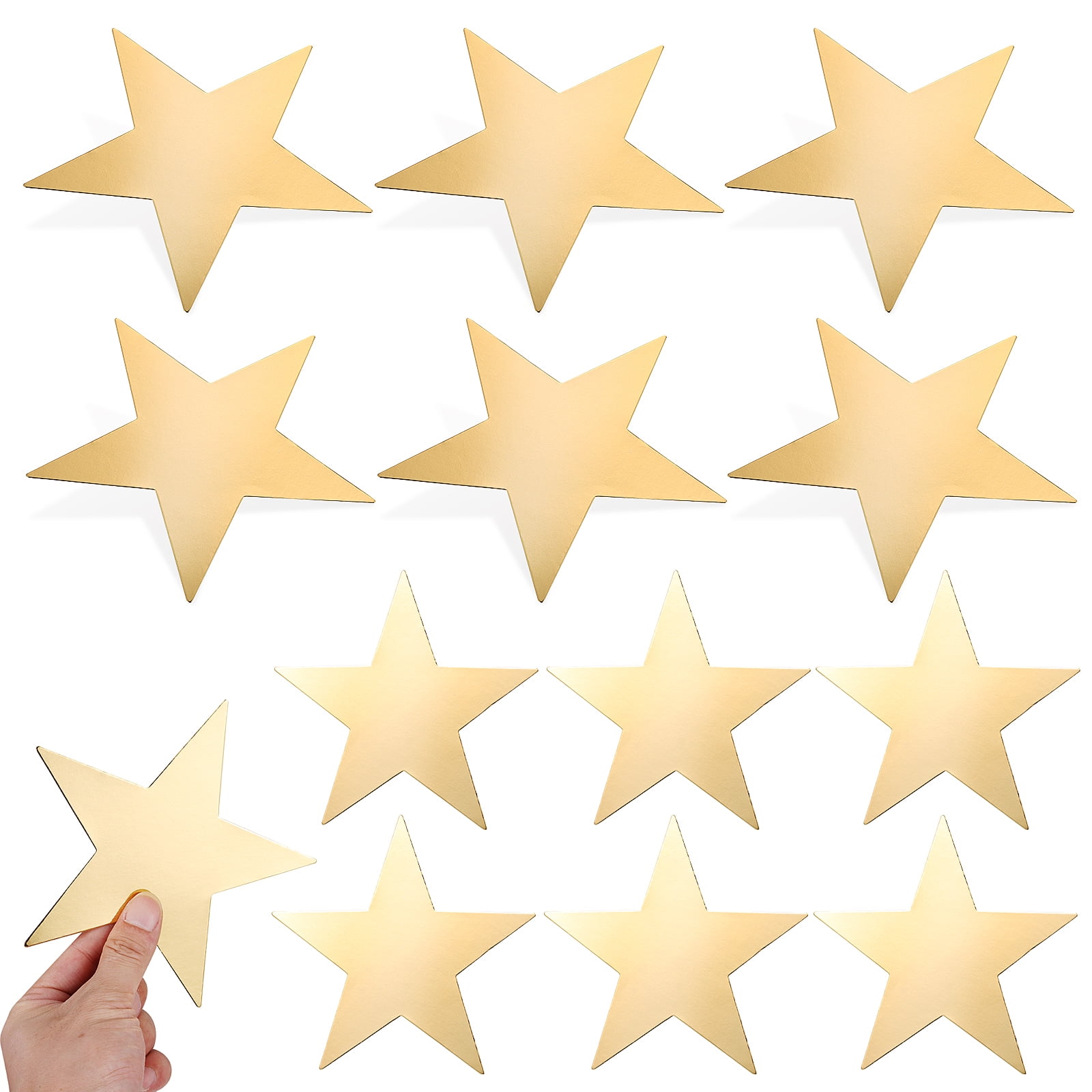 50pcs Paper Pentagram Cutouts Graffiti Star Cutouts Kindergarten Wall ...