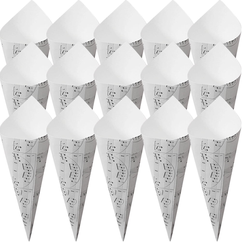 50pcs Paper Petal Cones Small Flower Cones Wedding Party Decoration ...