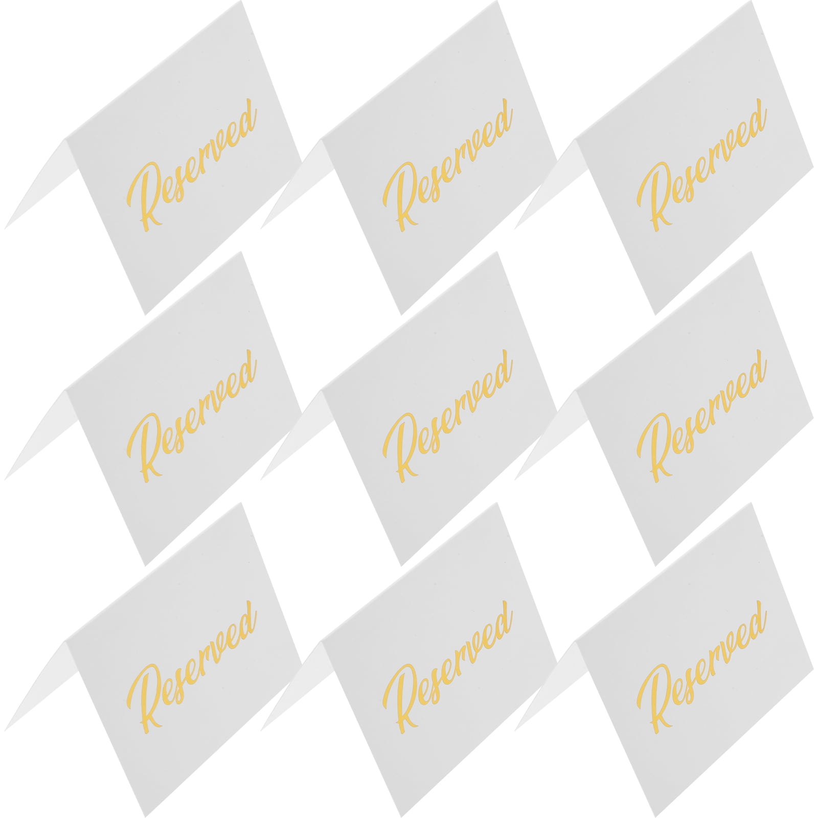50pcs Paper Reserved Sign Party Reserved Table Sign Reserved Seating ...
