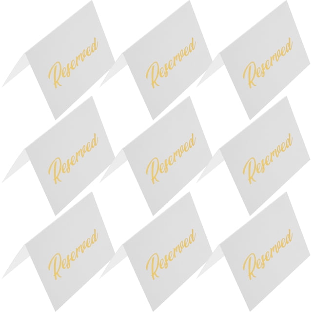 50pcs Paper Reserved Sign Party Reserved Table Sign Reserved Seating ...