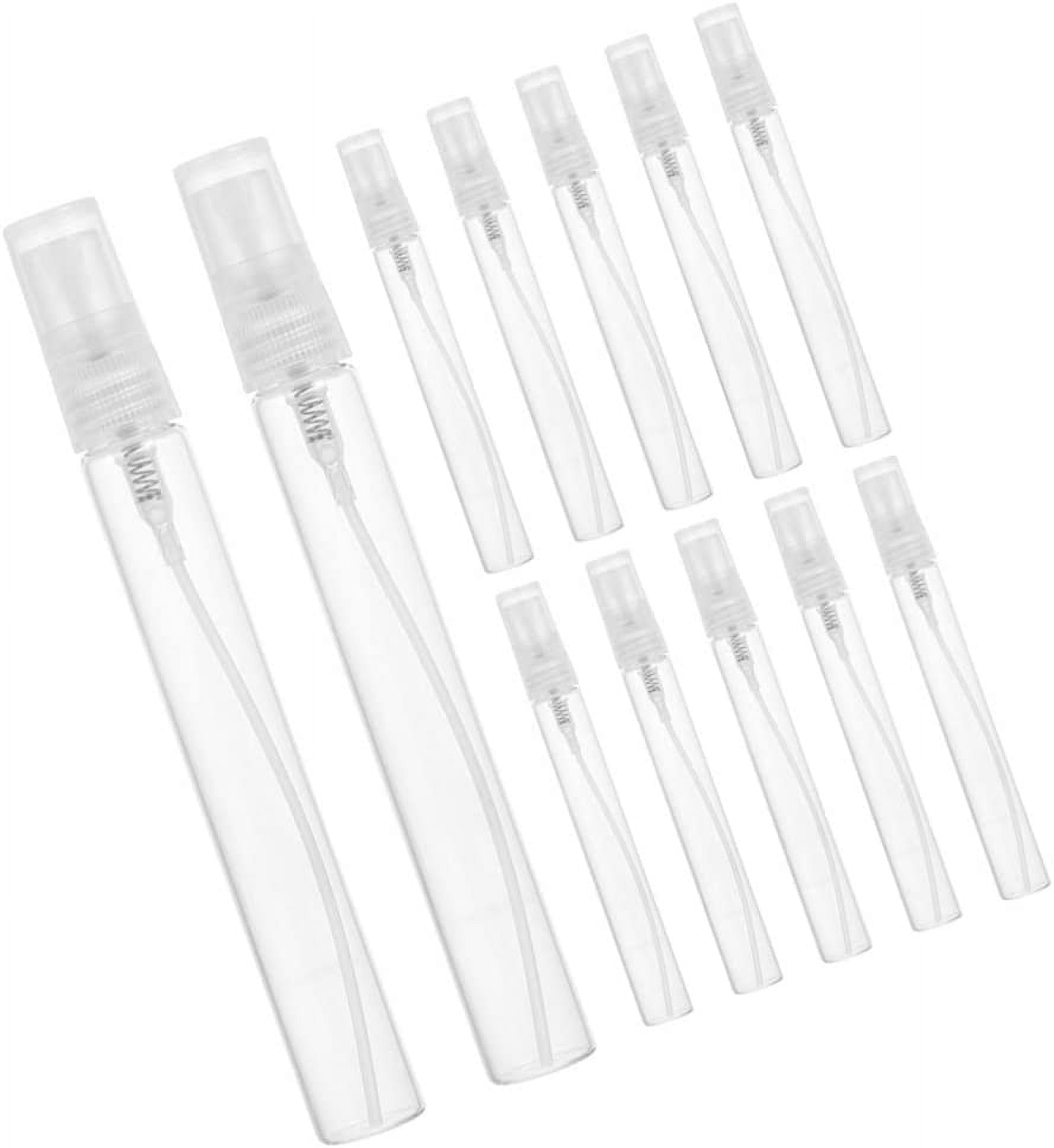 50pcs Perfume Spray Bottle: 3ML Mini Glass Sprayer with Lids Refillable ...