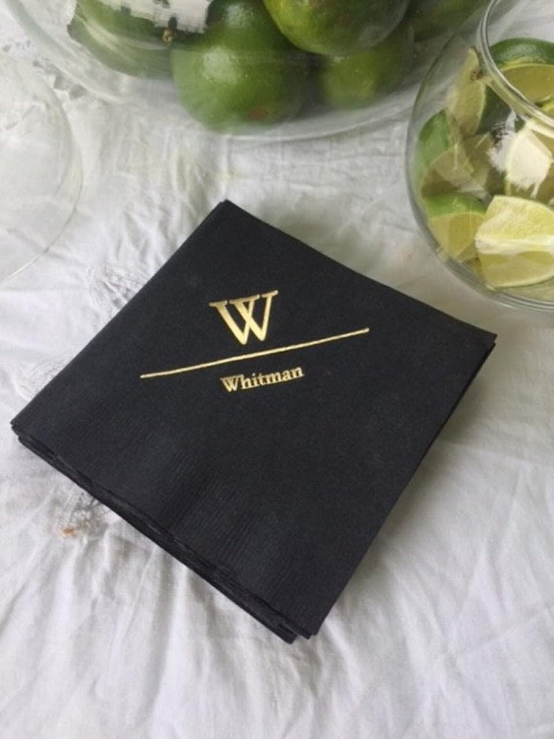 50pcs Personalized Birthday Napkins, Personalized Wedding Napkins ...