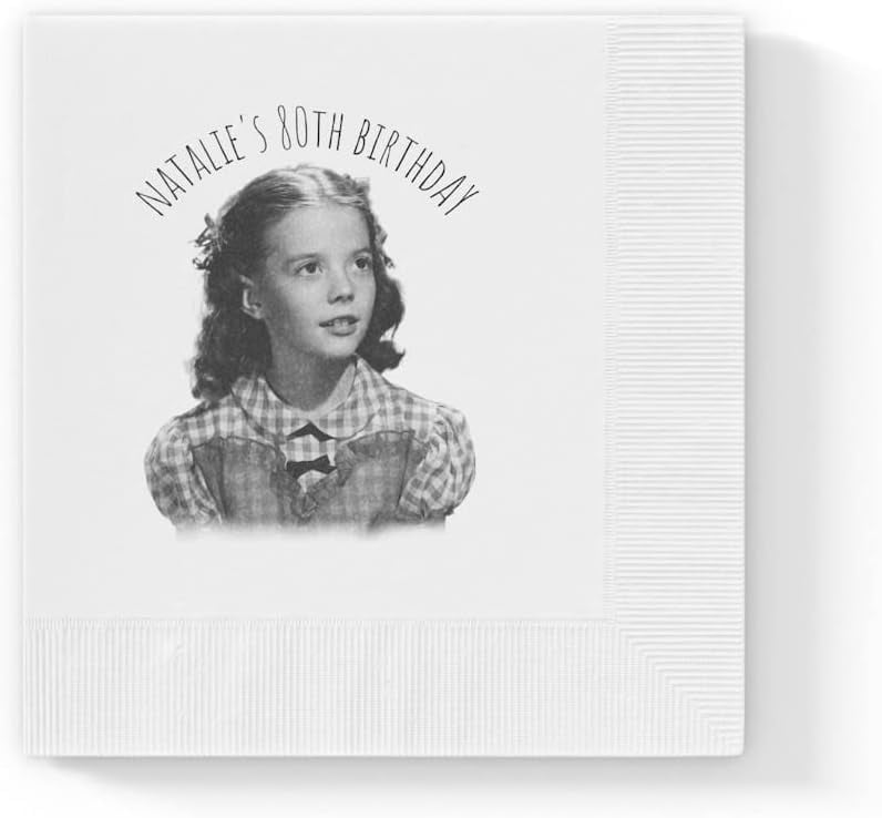 50pcs Personalized Photo Wedding Cocktail Napkins Custom Disposable Bar ...