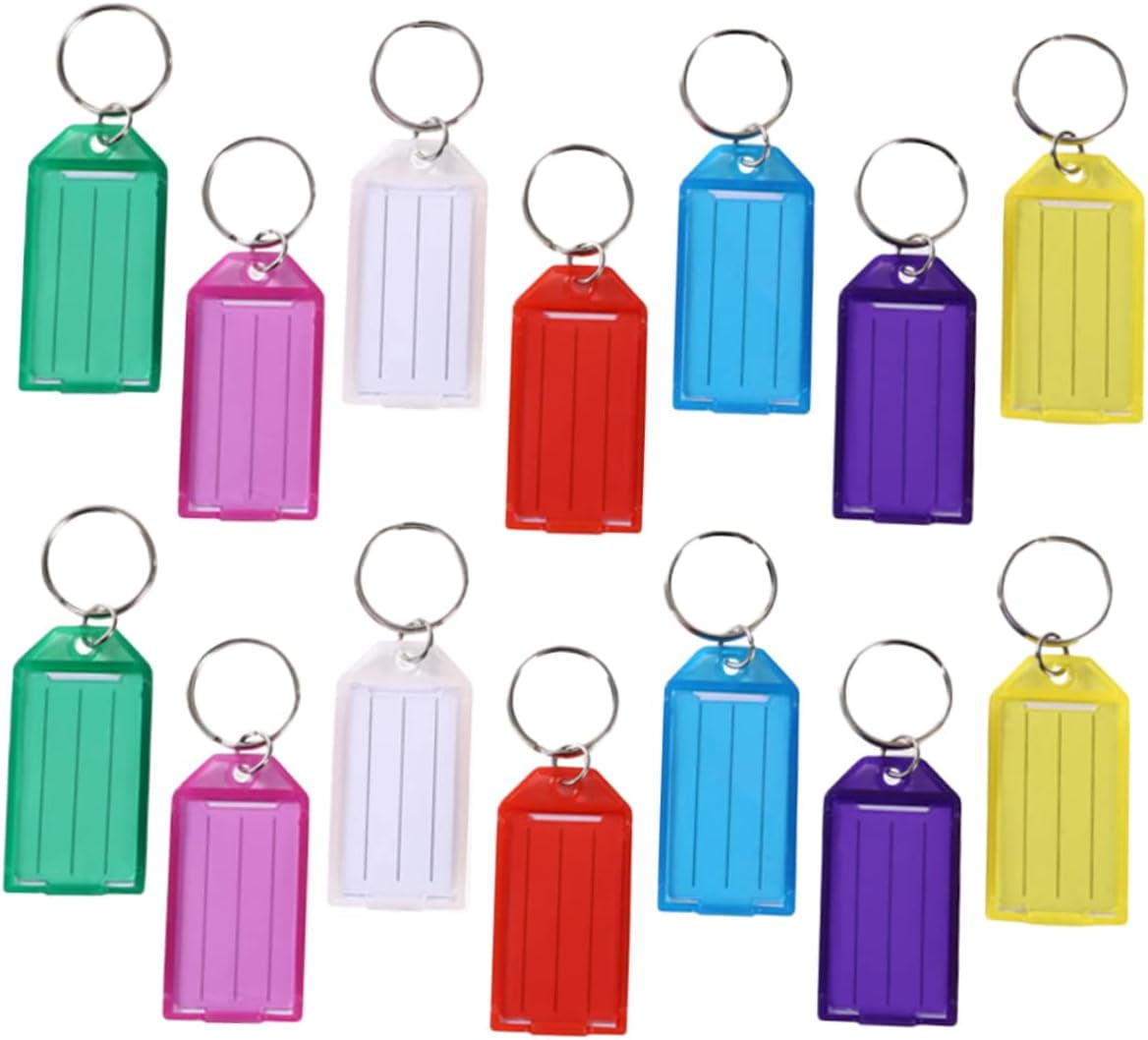 50pcs Pet Tags Key Ring Tags Travel Tags Travel Id Tags Luggage ...