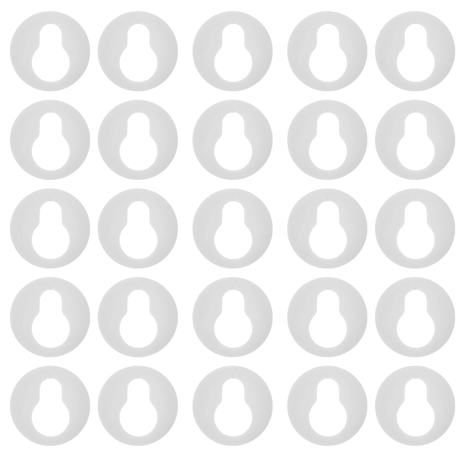 50pcs Photo Frame Keyhole Hangers Frame Keyhole Hangers Round Keyhole ...