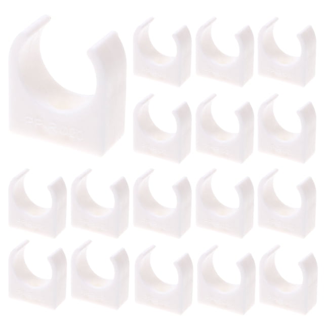 50pcs Pipe Holder 20mm Water Pipe Snap Ring Pipe Support Plastic Tube ...