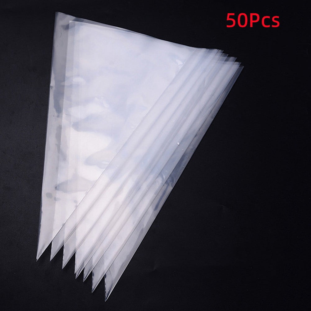 50pcs Piping Bag Cake Cream Bags Baking Tools Icing Frosting Filling ...