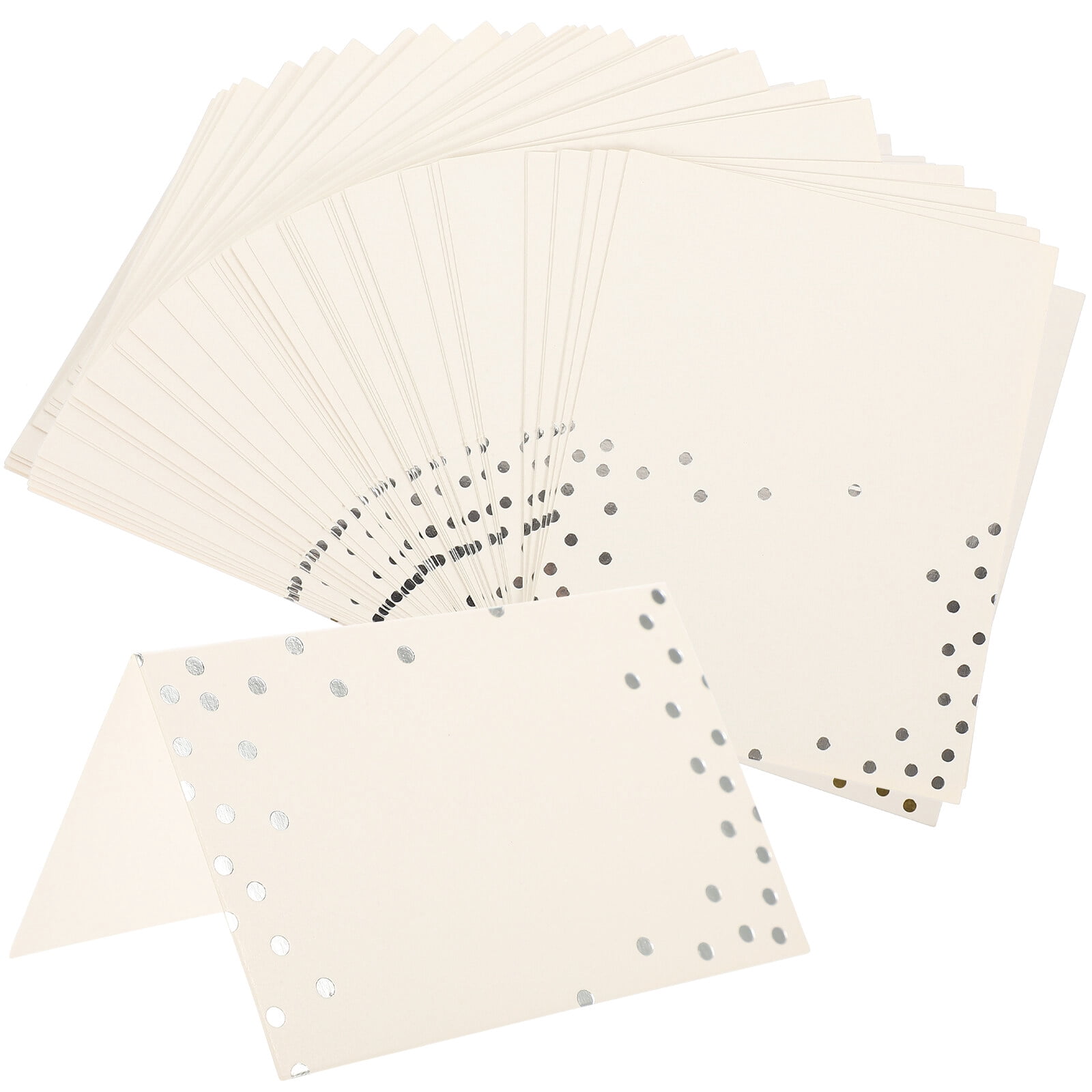 50pcs Name Number Place Cards Table Tent Cards Table Seating Cards ...
