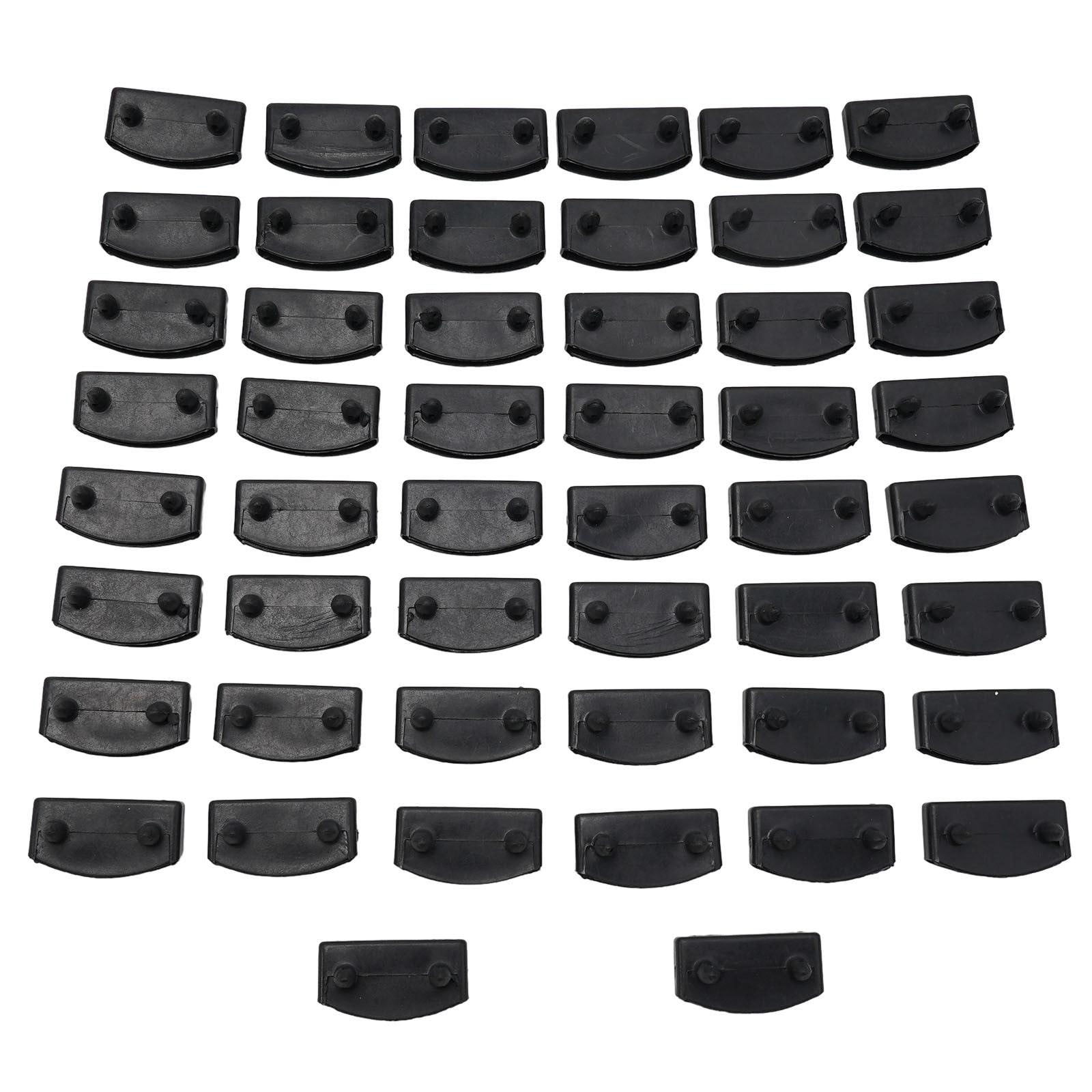 50pcs Plastic Bed Slat End Cap Holders Sofa Bed Slat Sides Centre Cap ...