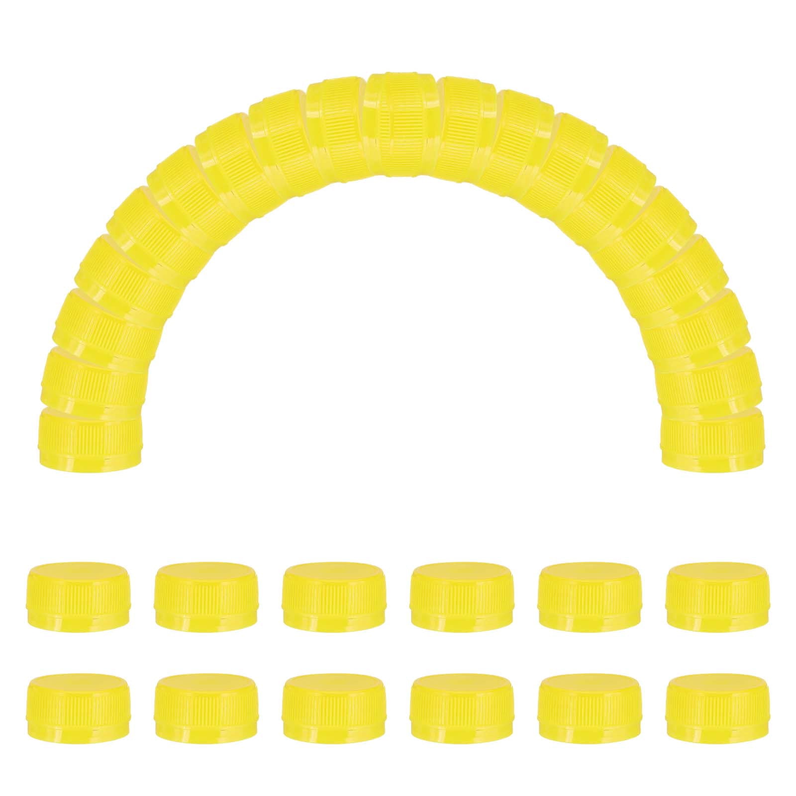 50pcs Plastic Bottle Caps, 1.2 inch Bottle Screw Lid Top Water Bottles ...