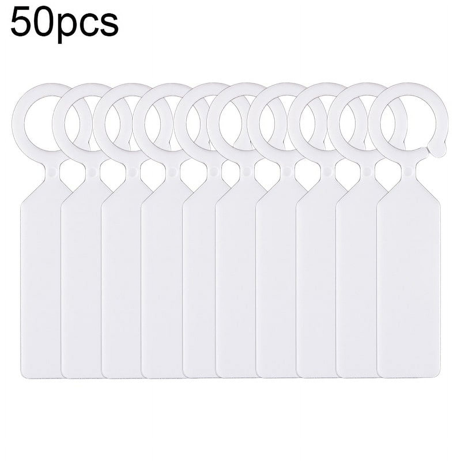 50pcs Plastic Hanging Plant Tags Nursery Garden Label Pot Marker Ring ...